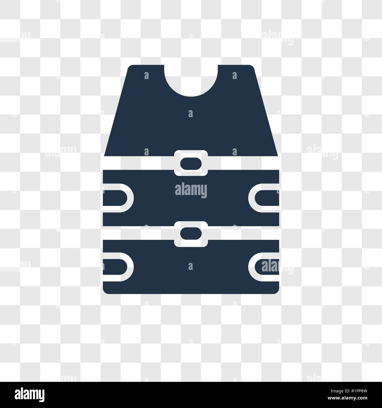 Life Jacket vector icon isolated on transparent background, Life Jacket ...