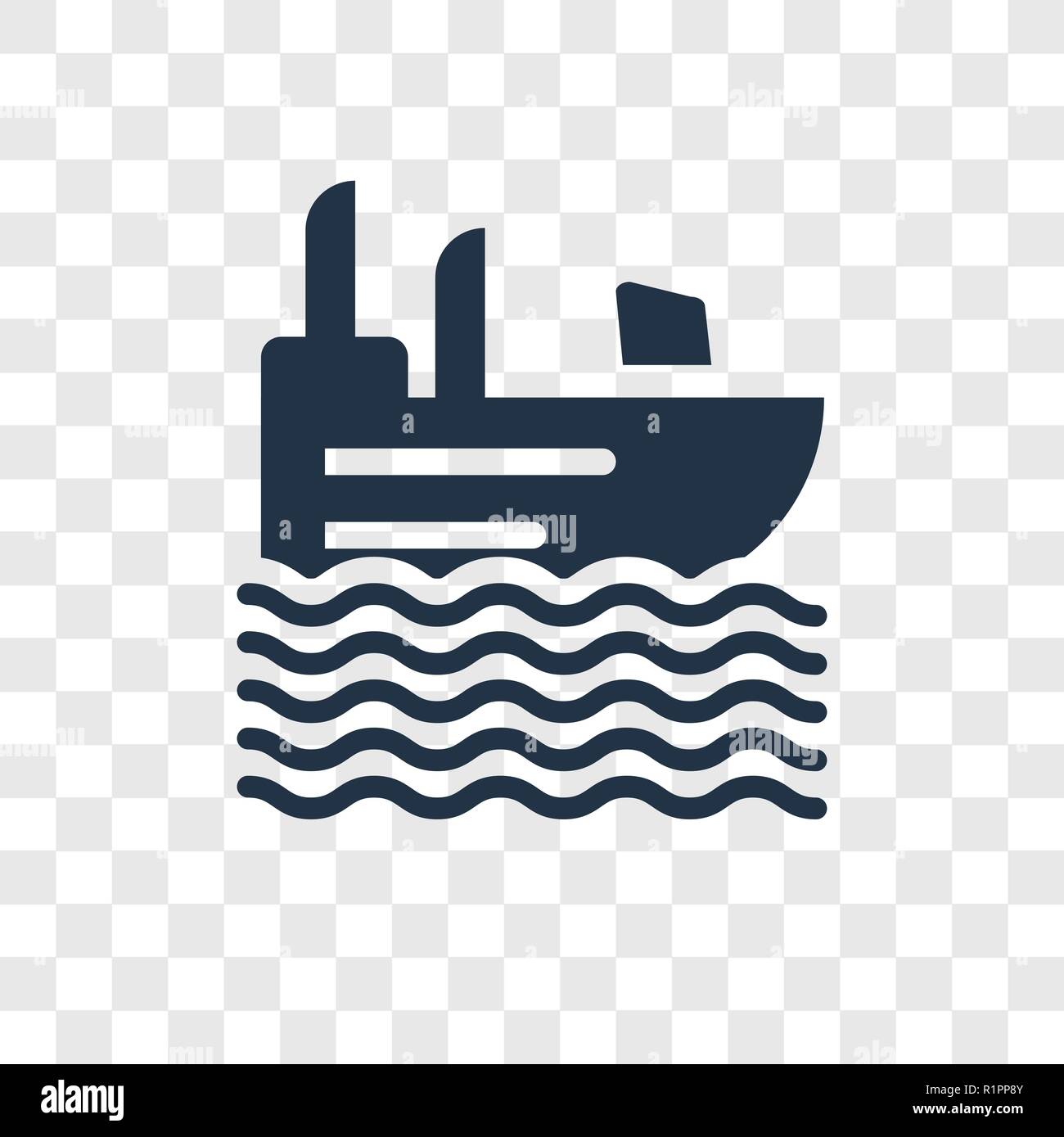 Roofless Speed Boat vector icon isolated on transparent background ...