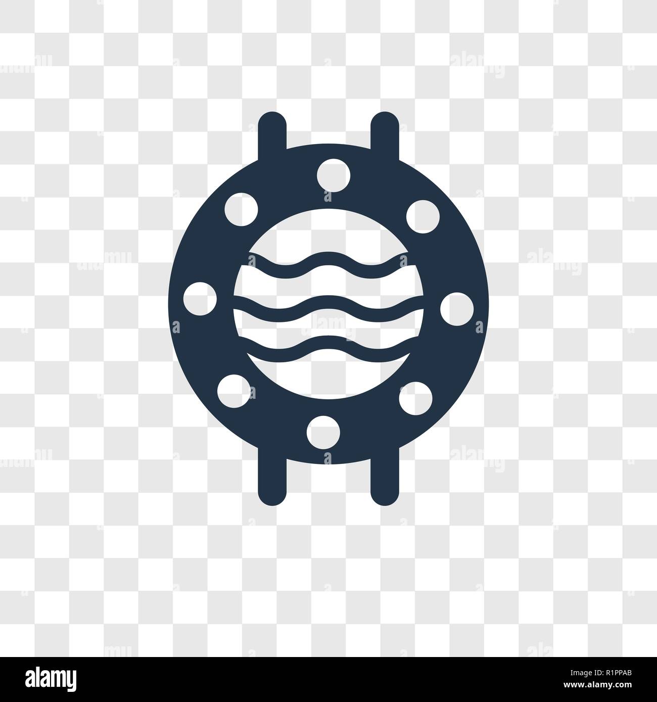 Submarine Window vector icon isolated on transparent background ...