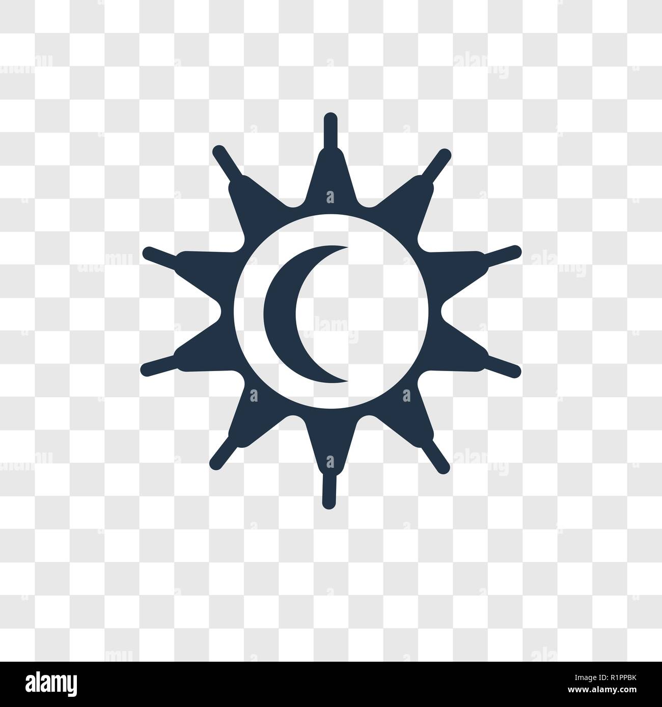 Sun Shining vector icon isolated on transparent background, Sun Shining ...