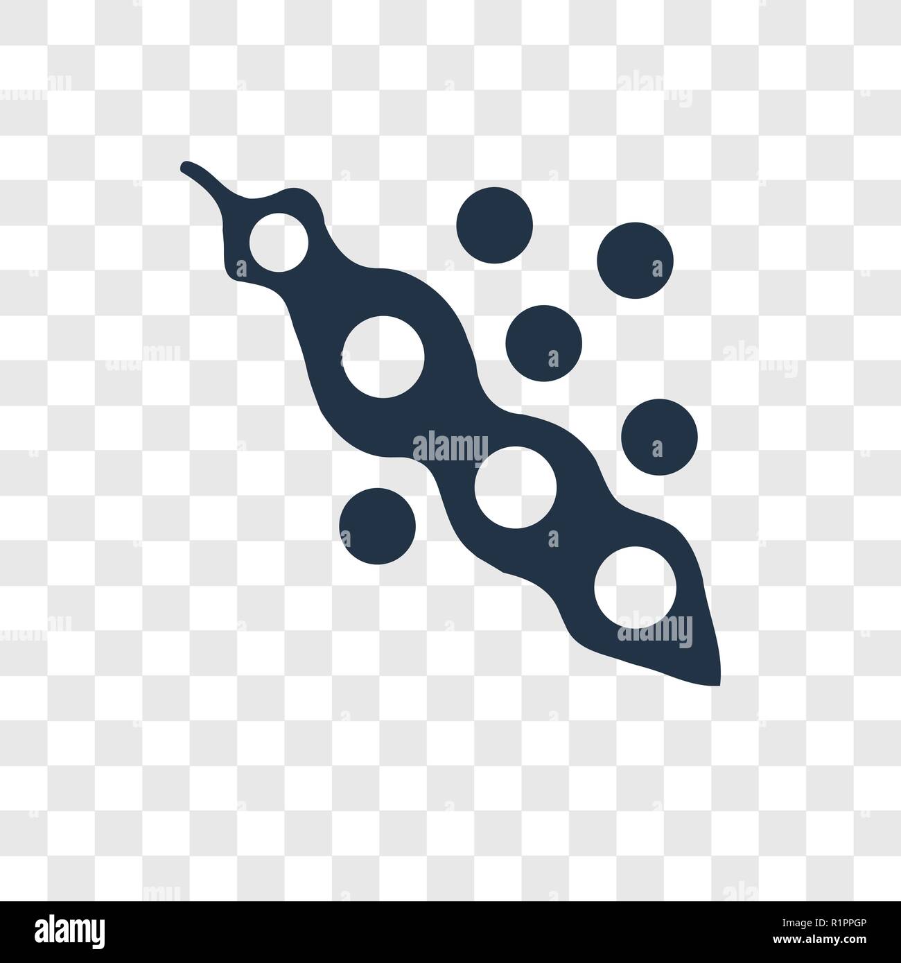 Peas vector icon isolated on transparent background, Peas transparency ...
