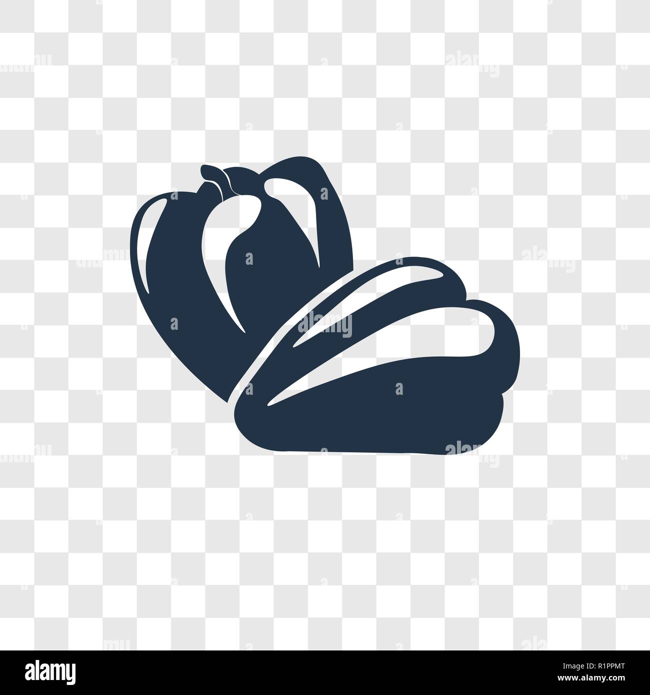 Bell pepper vector icon isolated on transparent background, Bell pepper ...
