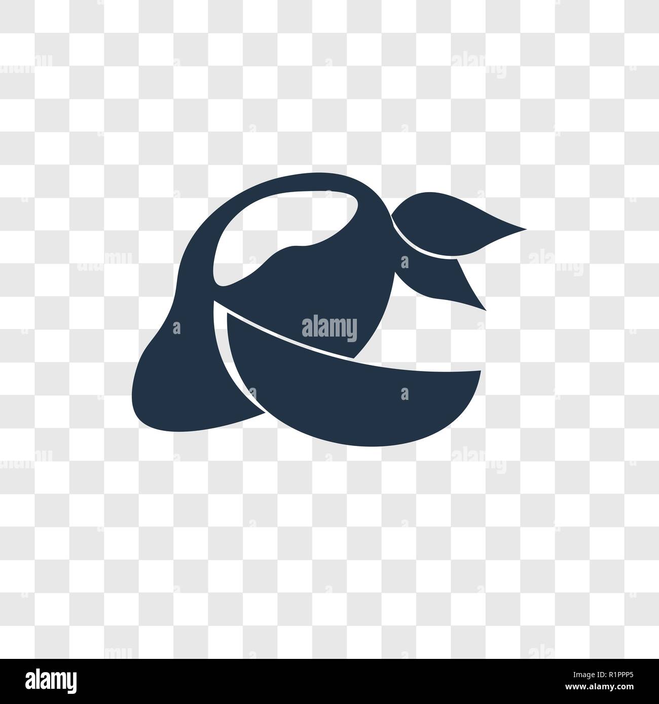 Mango vector icon isolated on transparent background, Mango ...