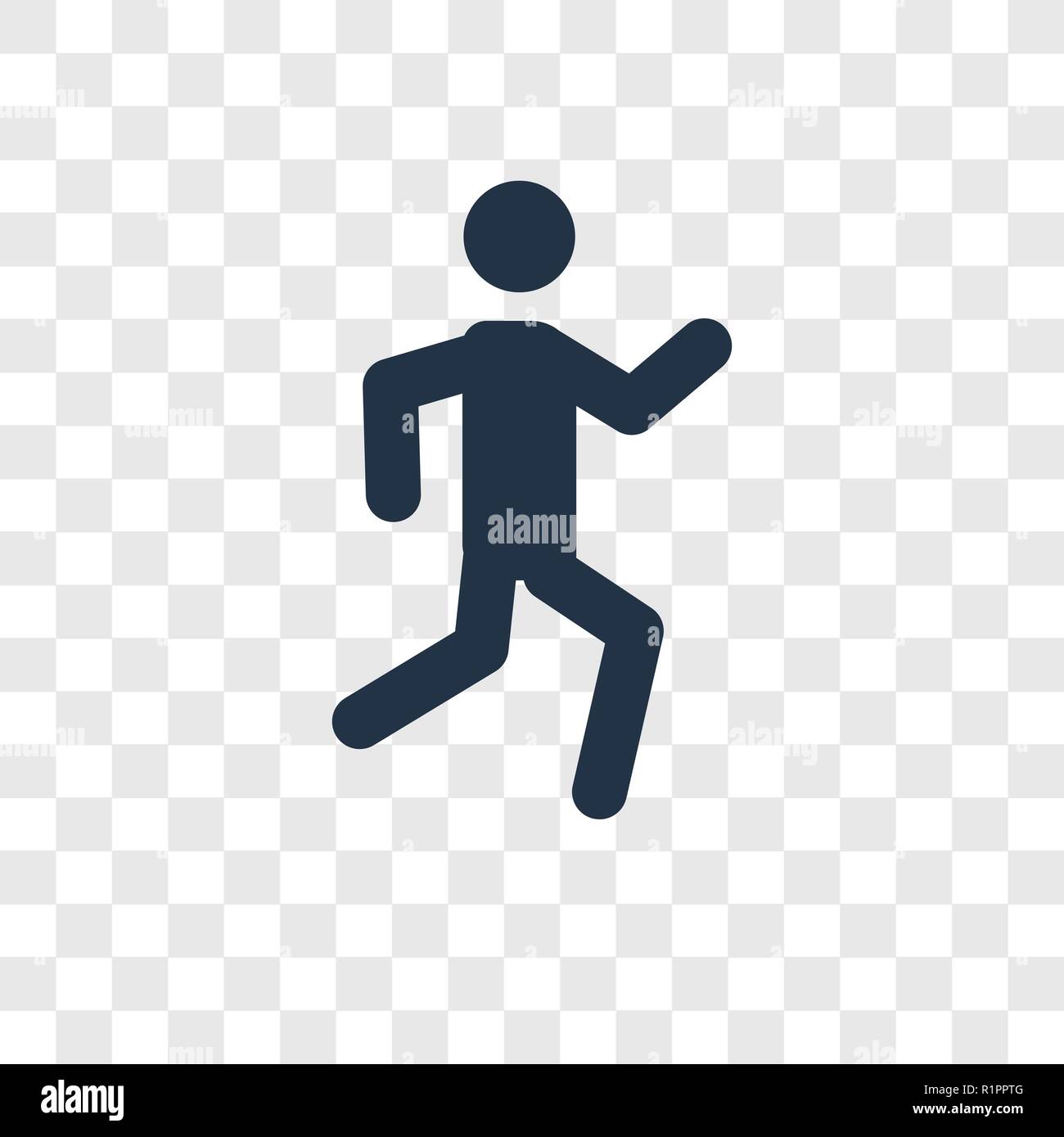 Sprint vector icon isolated on transparent background, Sprint ...