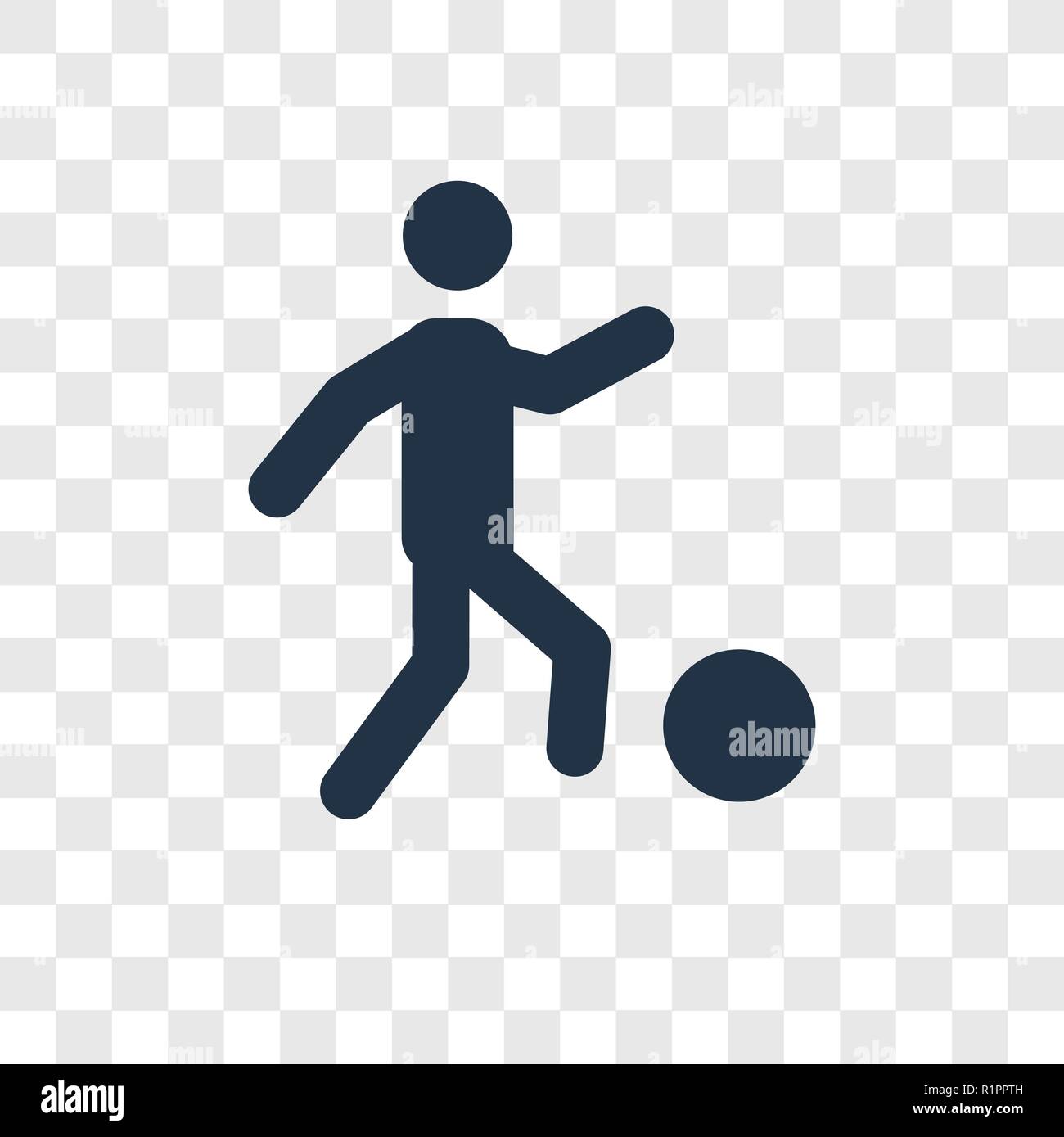 Football vector icon isolated on transparent background, Football ...