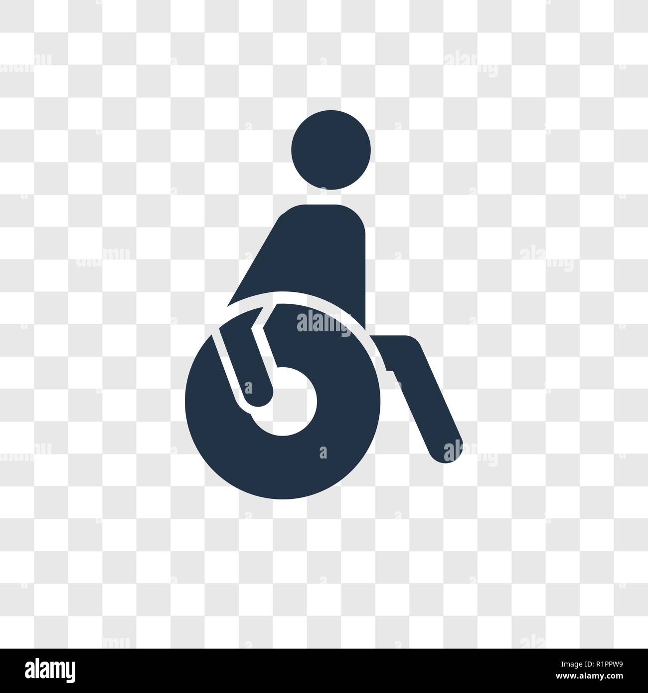 Paralympic vector icon isolated on transparent background, Paralympic ...