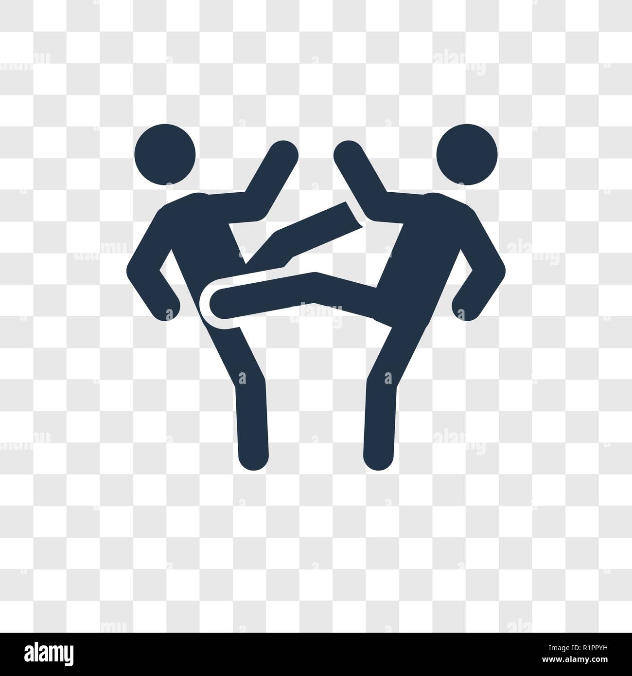 Wrestling vector icon isolated on transparent background, Wrestling ...
