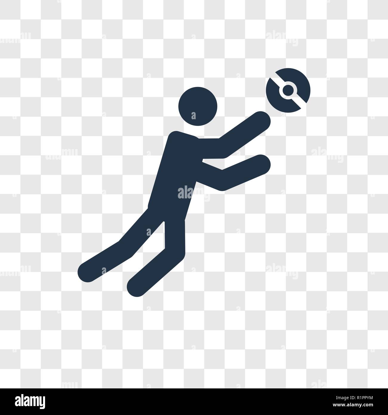 Ball Games vector icon isolated on transparent background, Ball Games ...