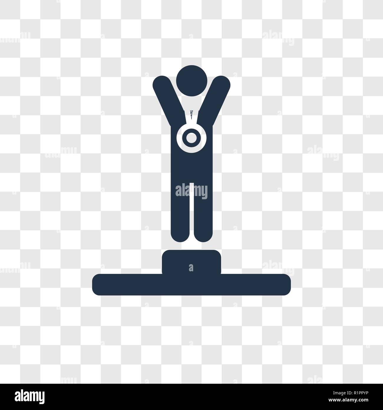 Winner vector icon isolated on transparent background, Winner ...