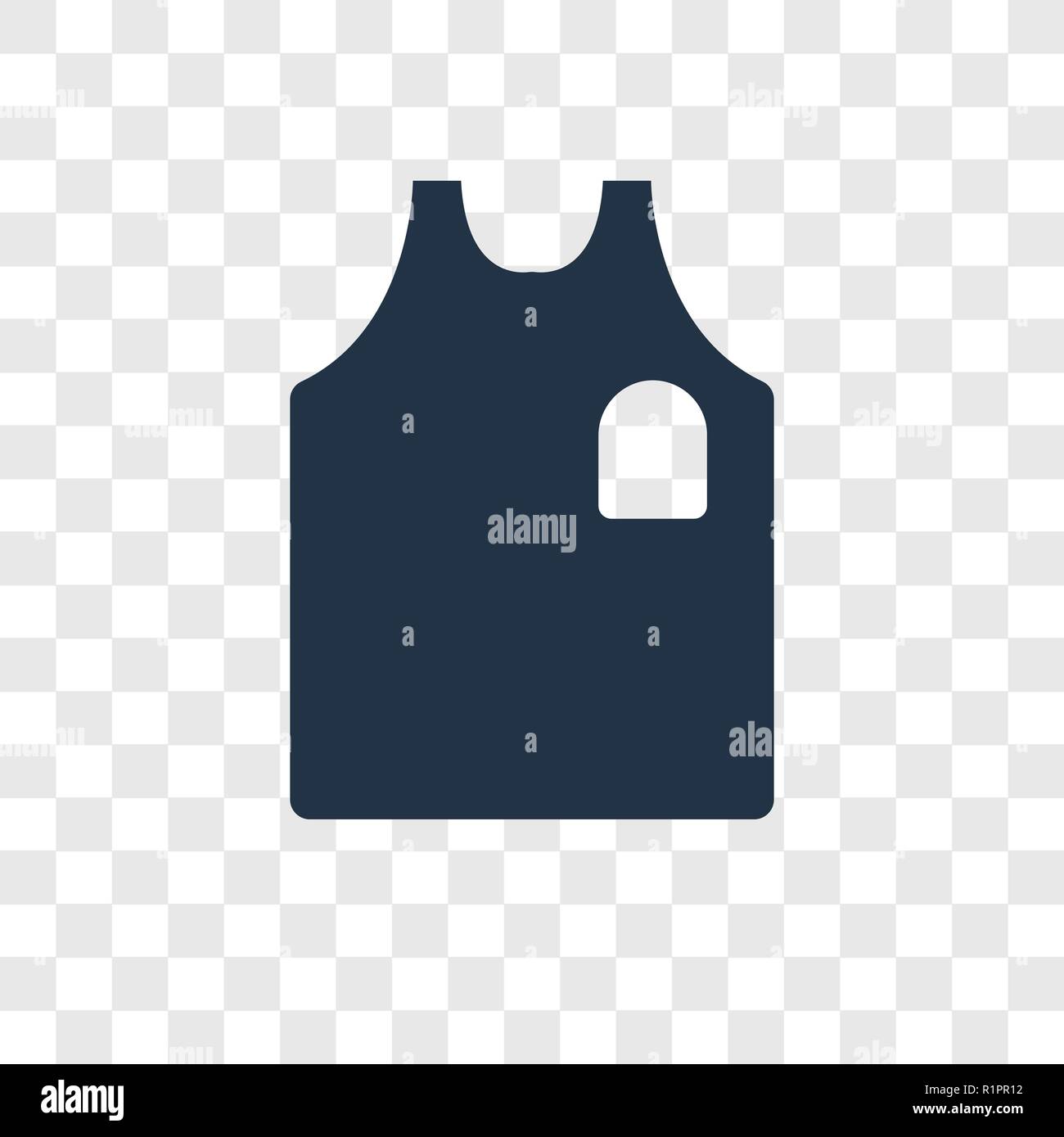 Shirt vector icon isolated on transparent background, Shirt ...