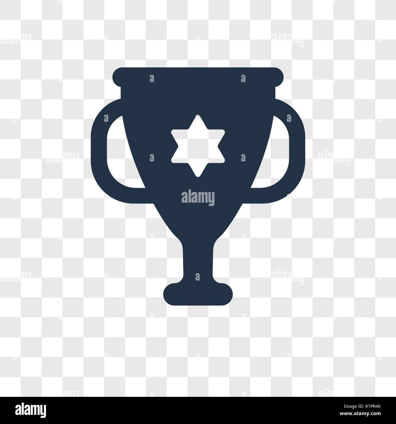 Chalice vector icon isolated on transparent background, Chalice ...