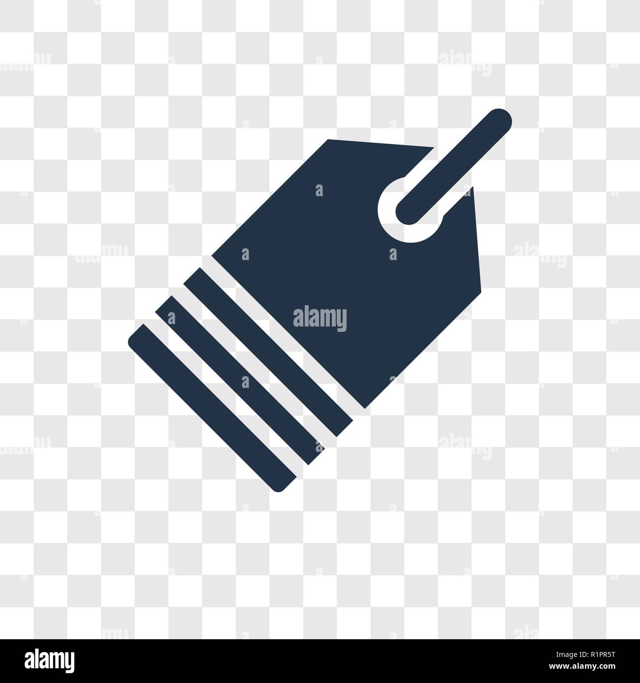 Clothes Label vector icon isolated on transparent background, Clothes ...