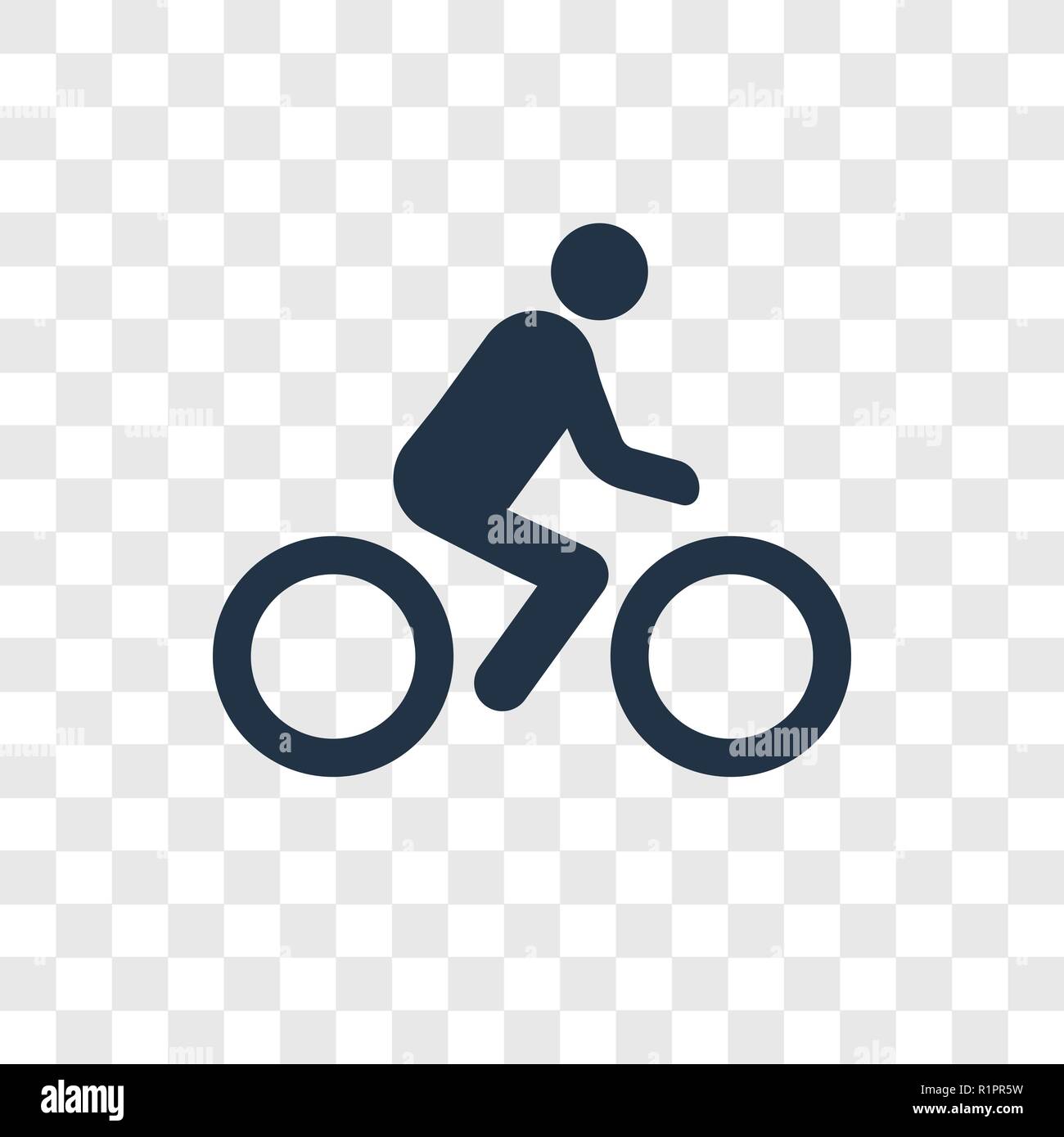 Man On Motorbike vector icon isolated on transparent background, Man On ...