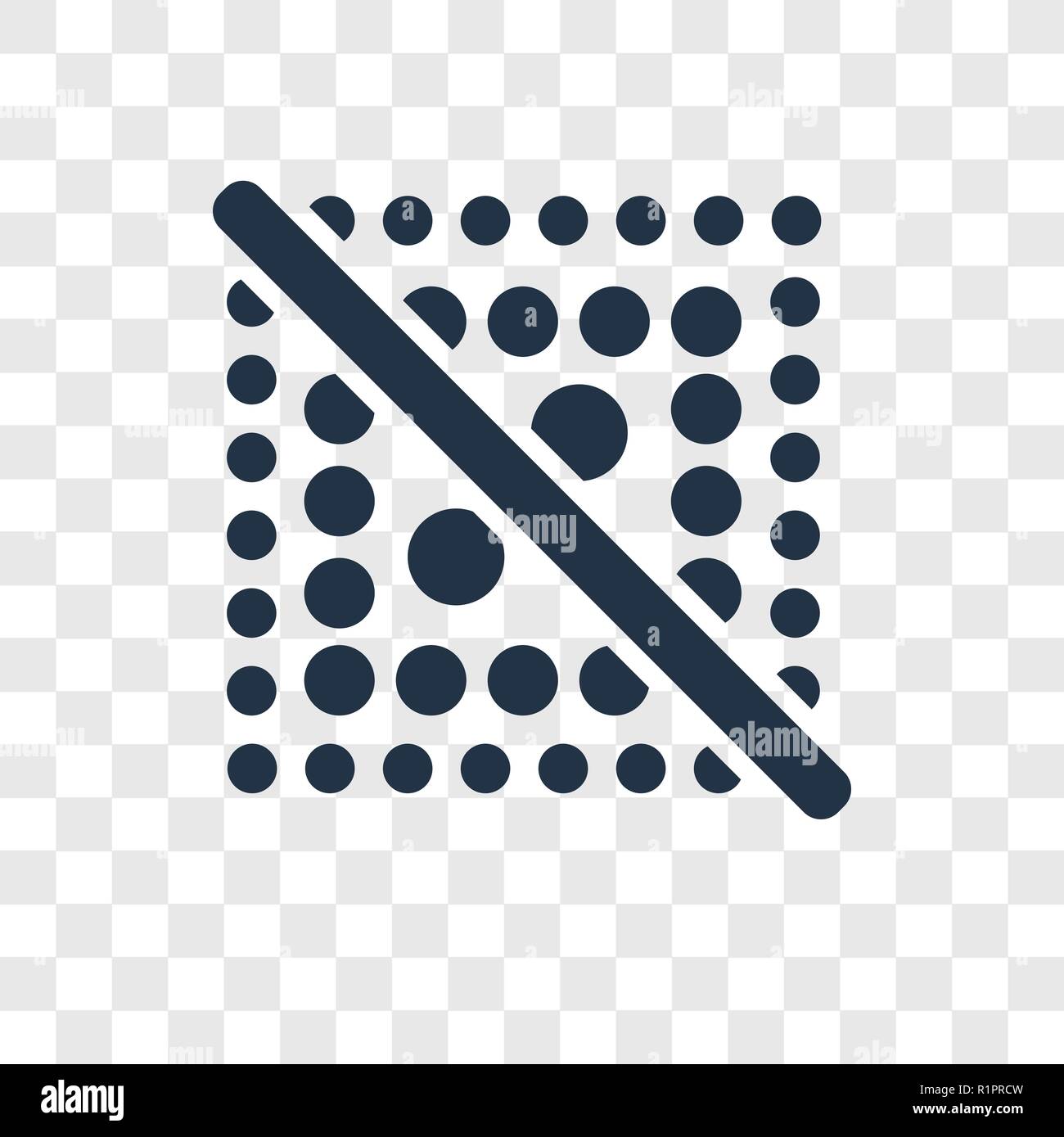 Dot Crossed vector icon isolated on transparent background, Dot Crossed ...