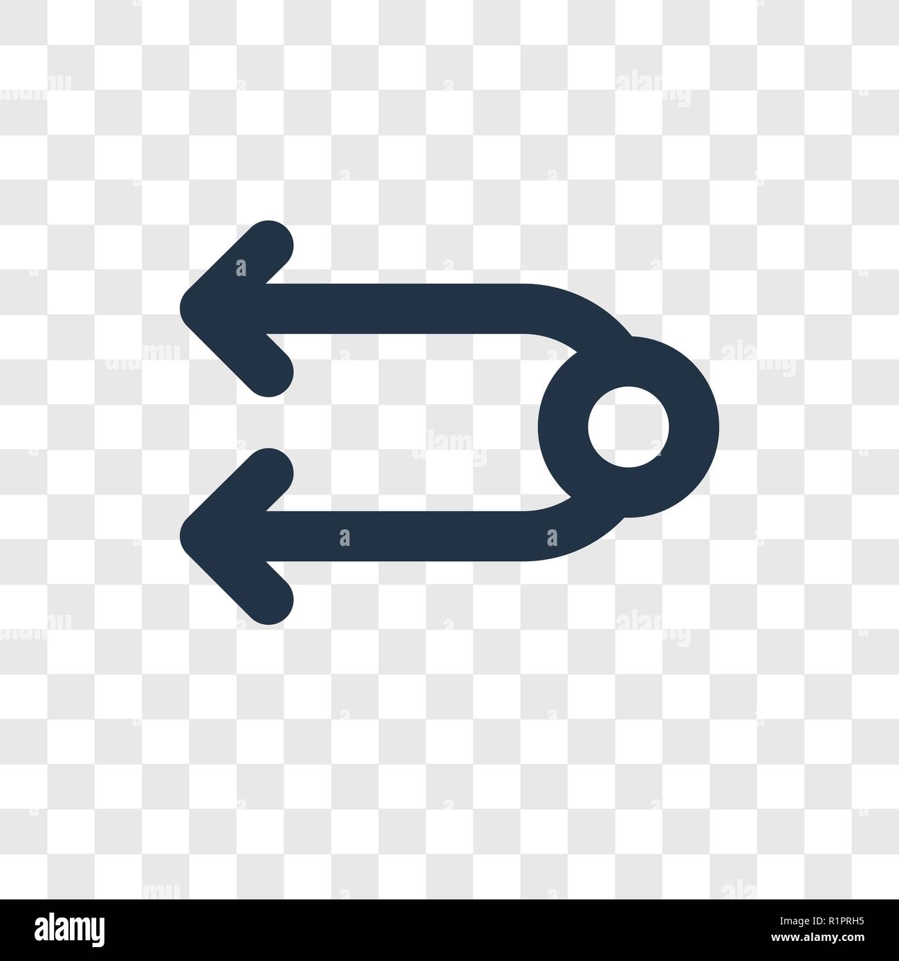 Cycle vector icon isolated on transparent background, Cycle ...