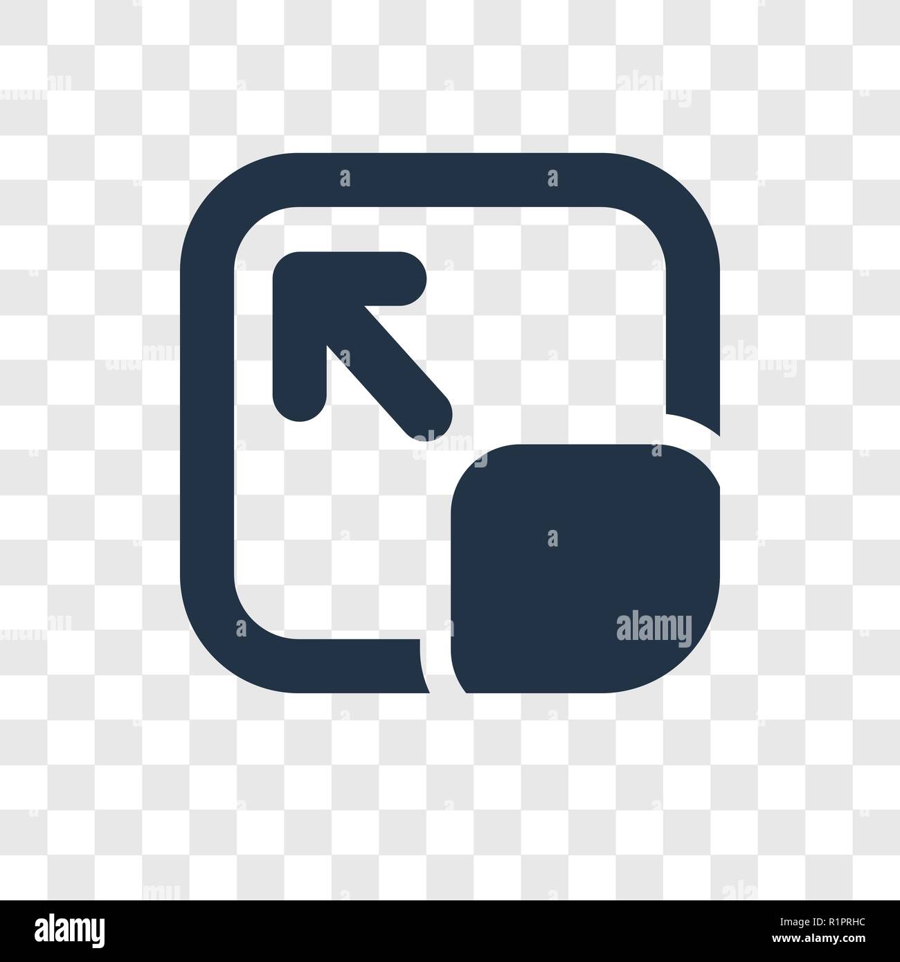 Maximize vector icon isolated on transparent background, Maximize ...