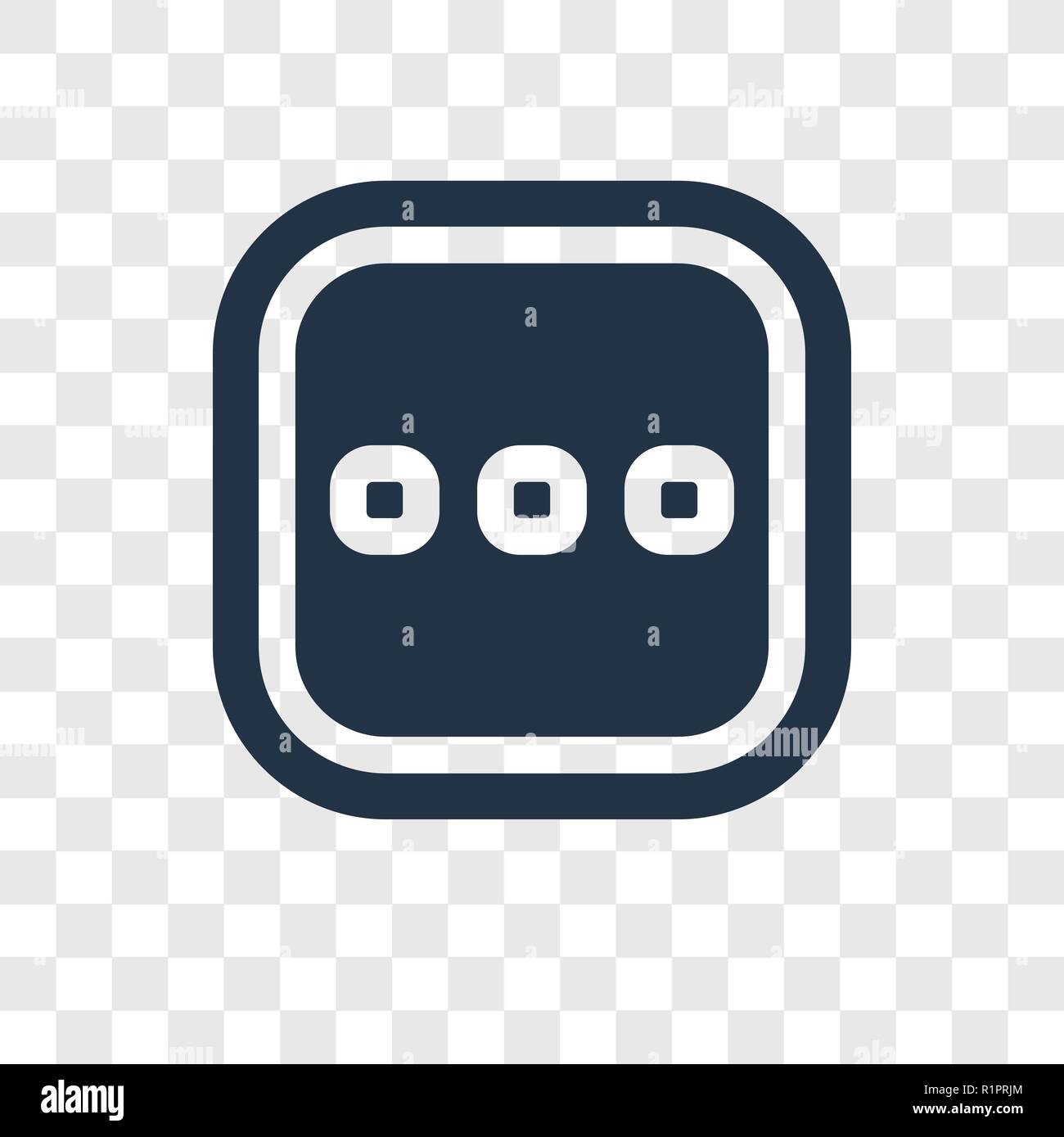 More vector icon isolated on transparent background, More transparency ...
