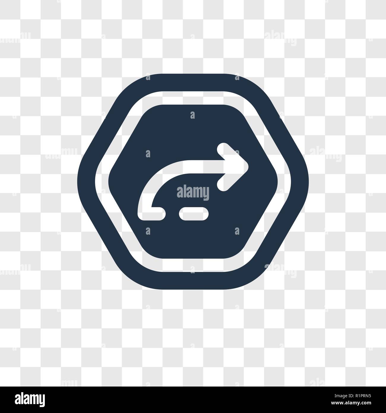 Next vector icon isolated on transparent background, Next transparency ...