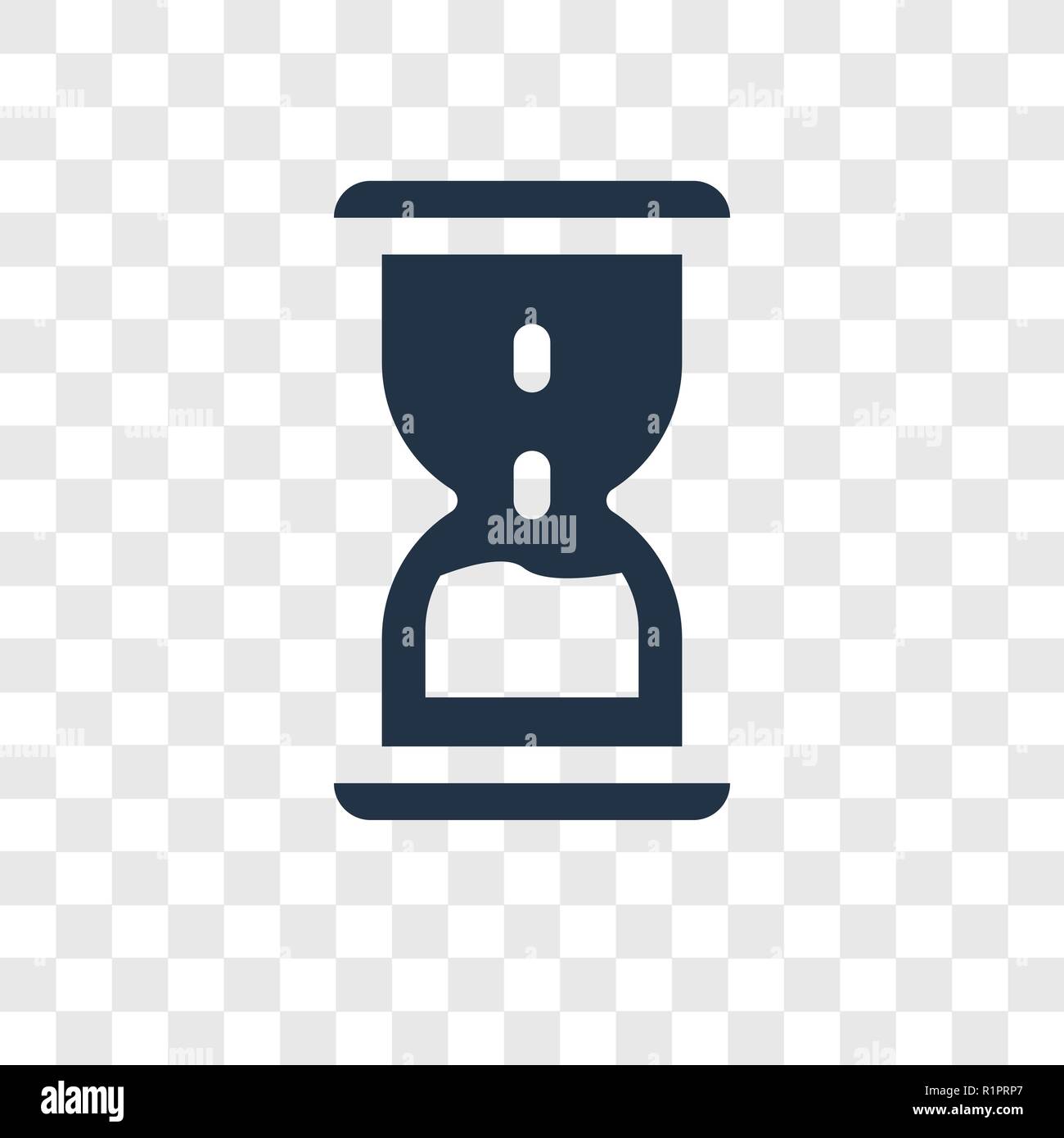 Waiting vector icon isolated on transparent background, Waiting ...