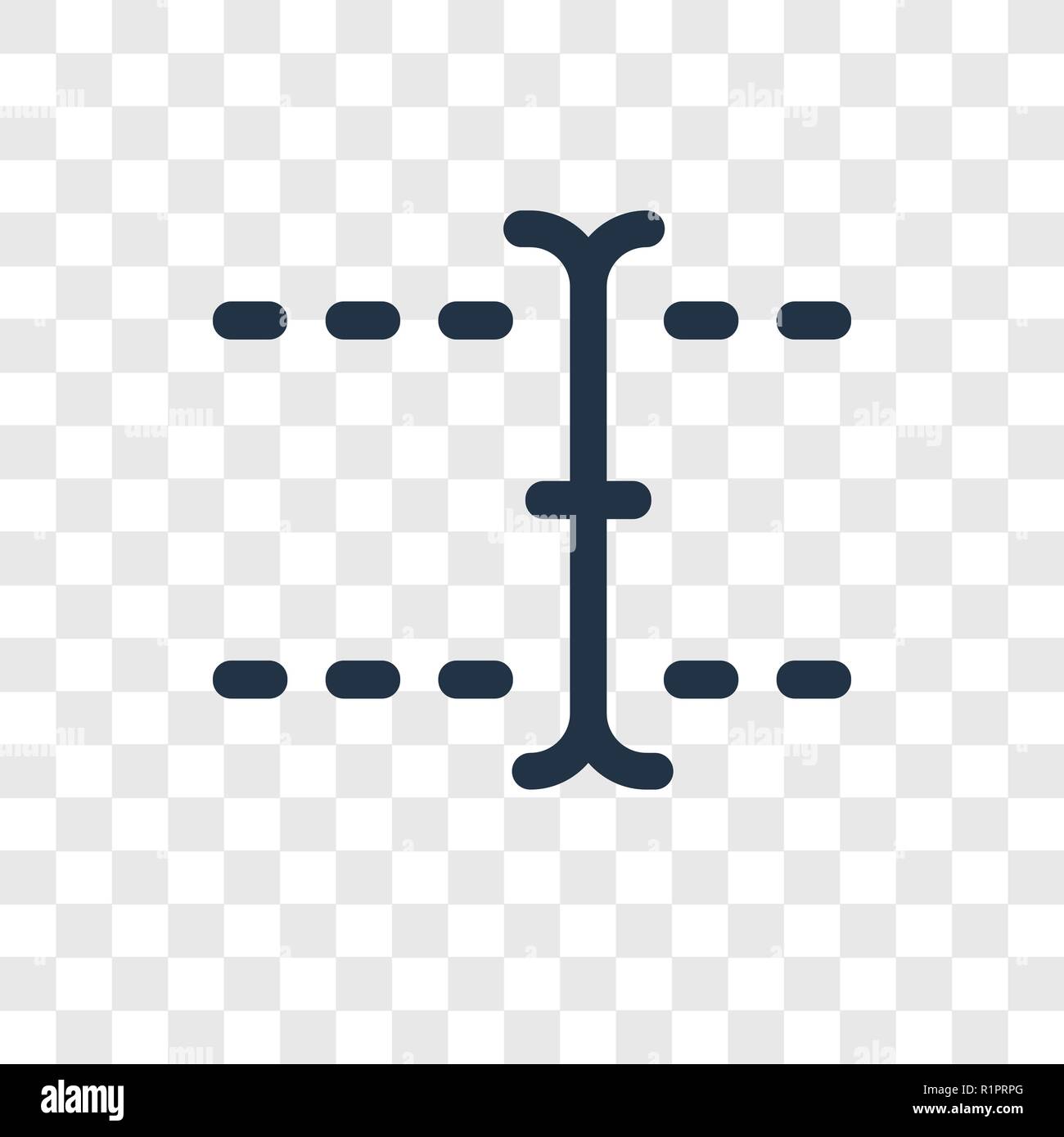 Type vector icon isolated on transparent background, Type transparency ...