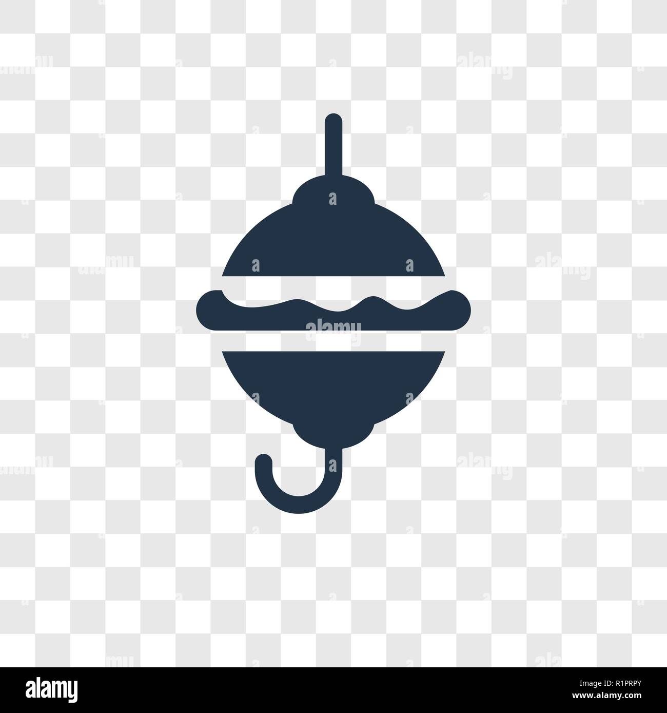 Burger vector icon isolated on transparent background, Burger ...