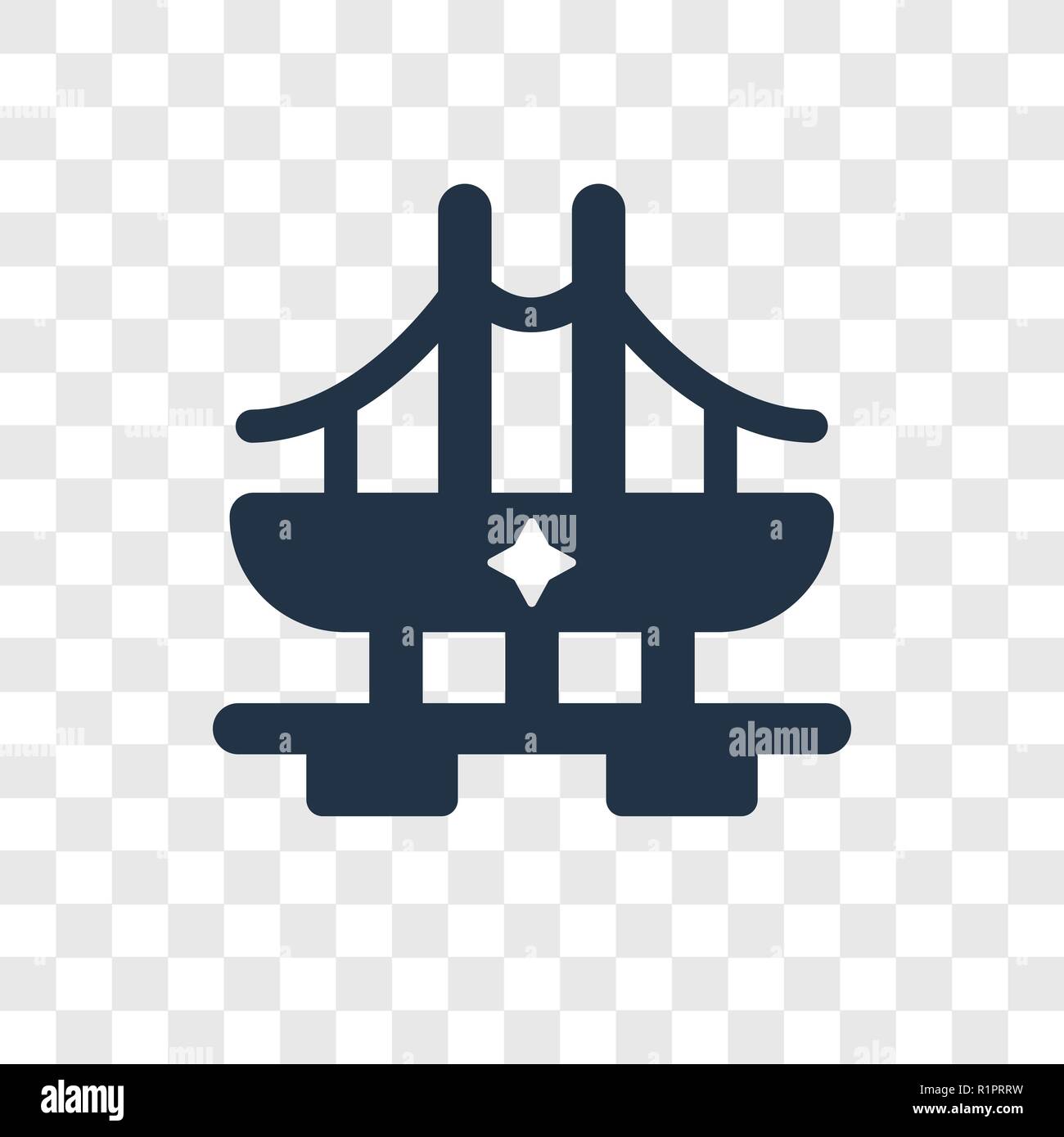 Golden state vector icon isolated on transparent background, Golden ...