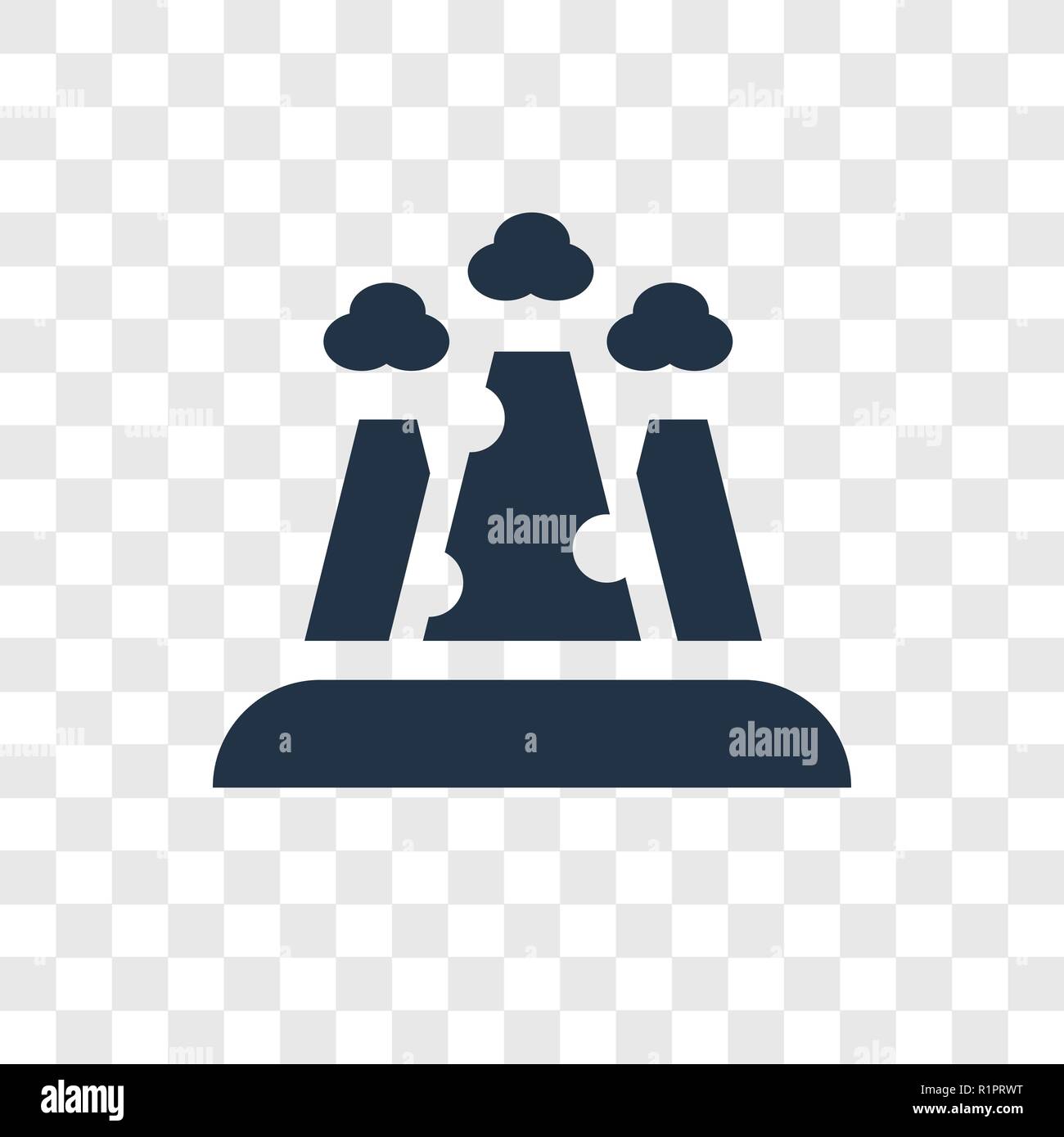 Grand canyon vector icon isolated on transparent background, Grand ...