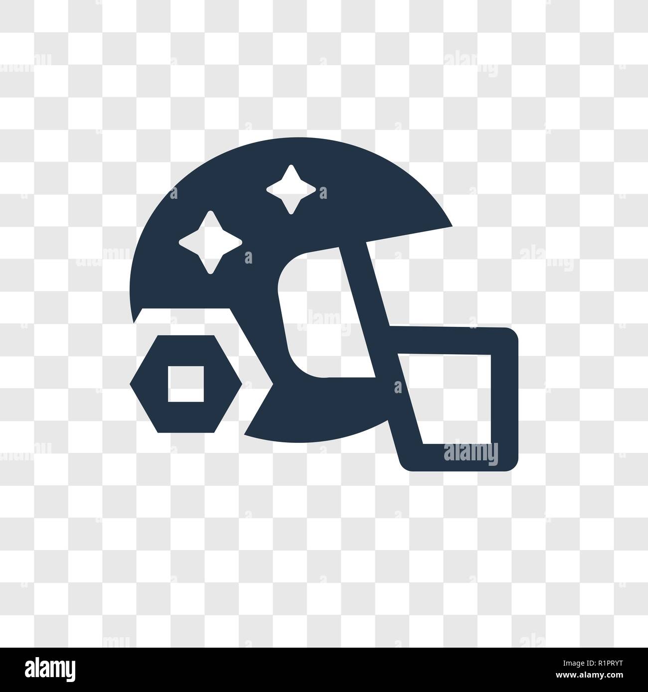 Helmet vector icon isolated on transparent background, Helmet ...