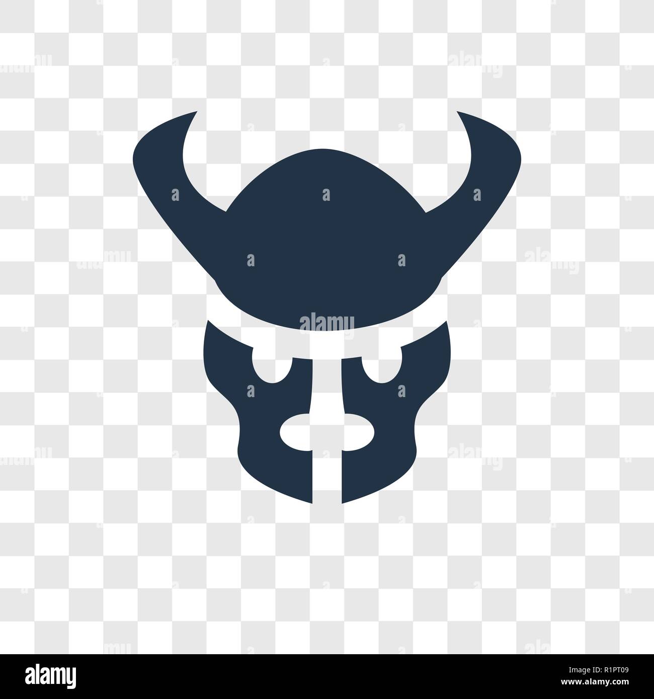 Bison vector icon isolated on transparent background, Bison ...