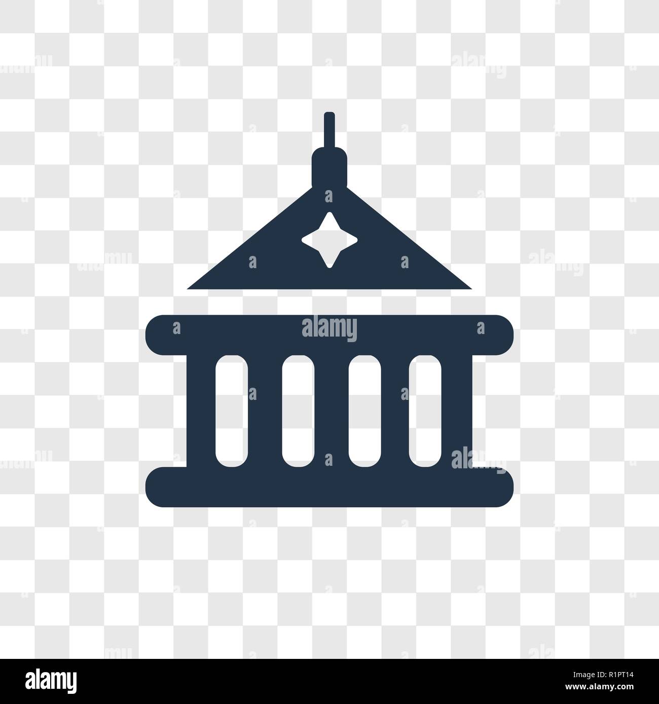 White house vector icon isolated on transparent background, White house ...