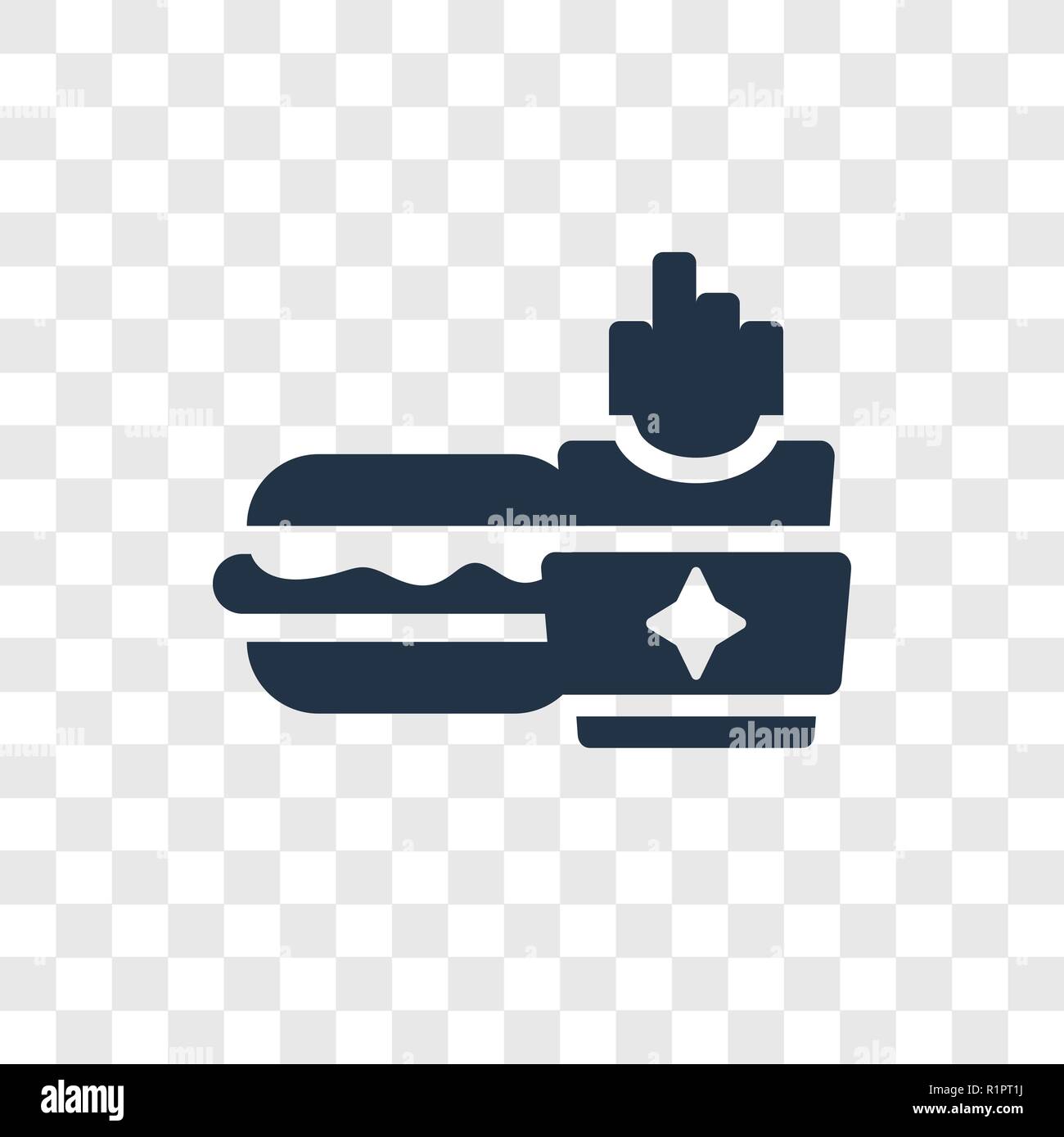 Fast food vector icon isolated on transparent background, Fast food ...