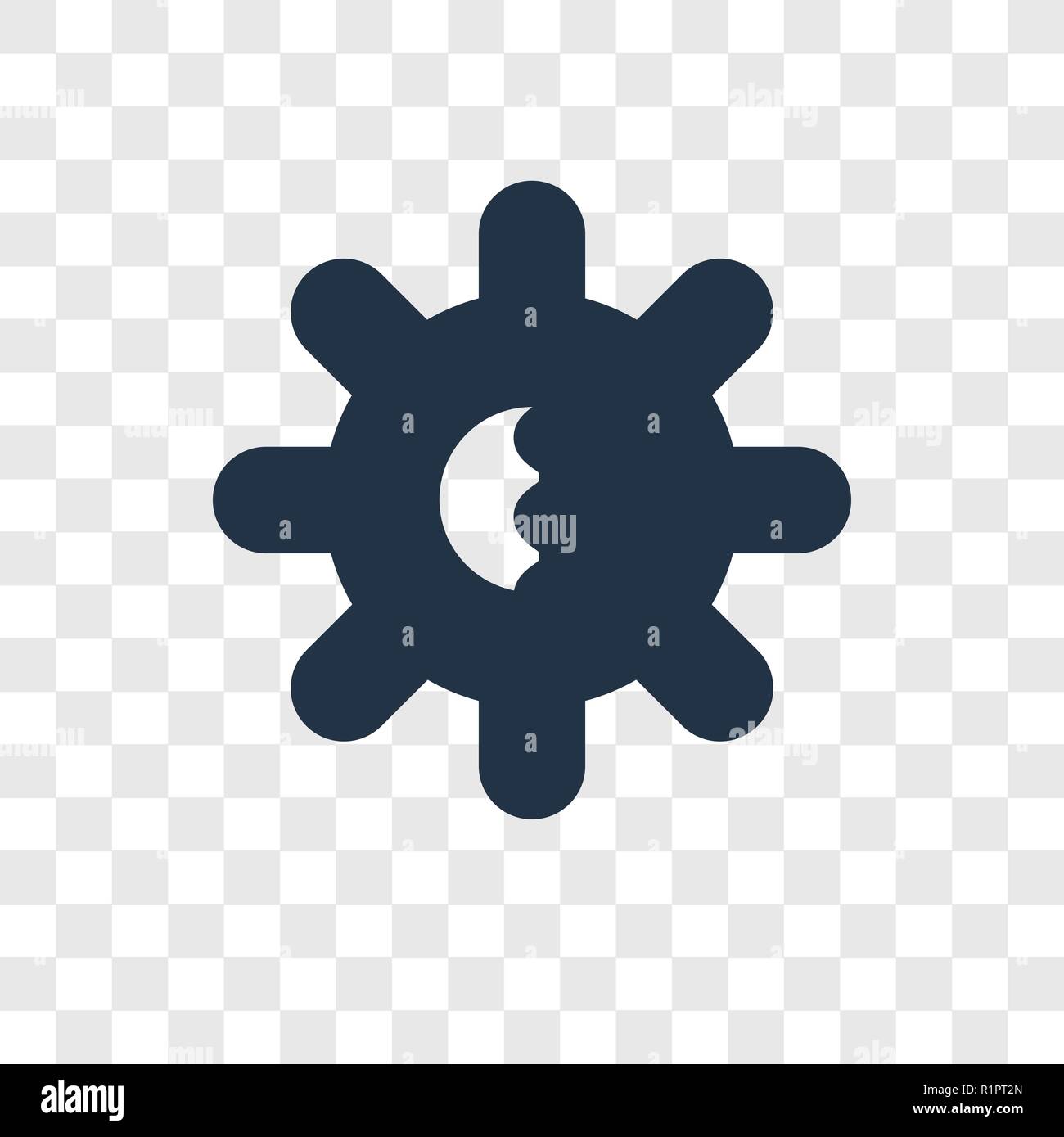 Brightness vector icon isolated on transparent background, Brightness ...