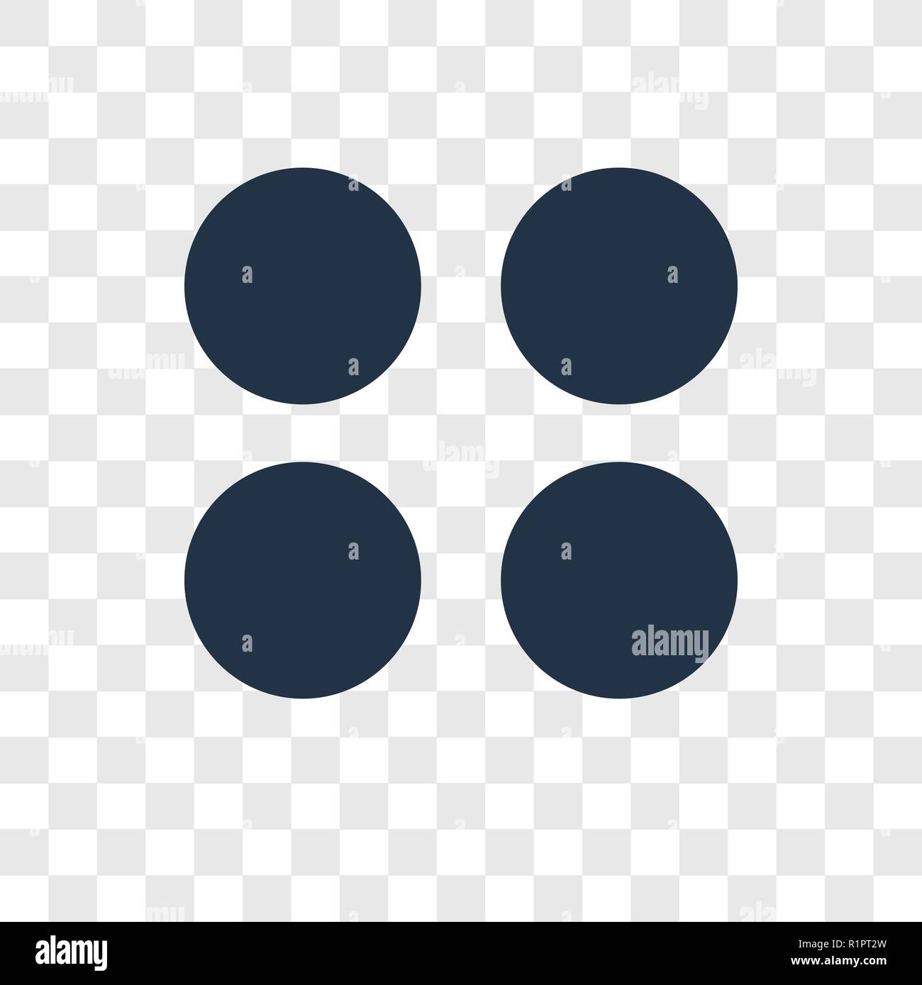 Menu vector icon isolated on transparent background, Menu transparency ...