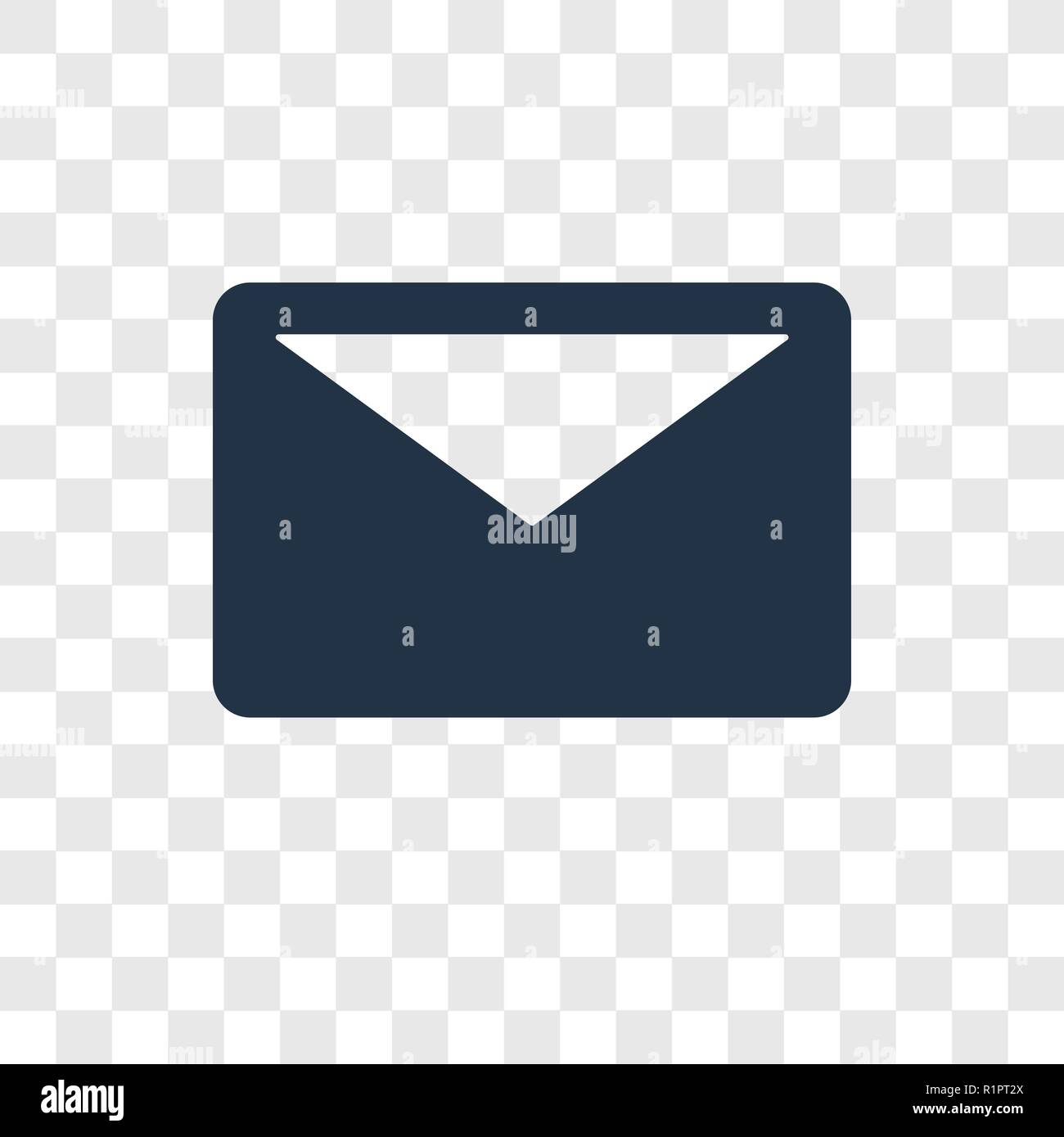 Email vector icon isolated on transparent background, Email ...