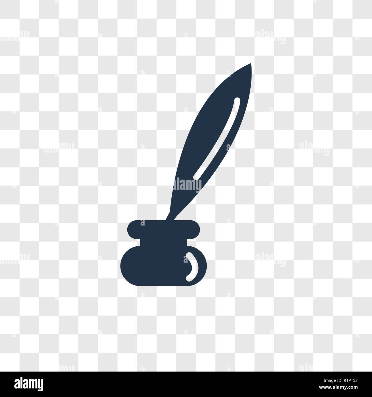 Poet vector icon isolated on transparent background, Poet transparency ...