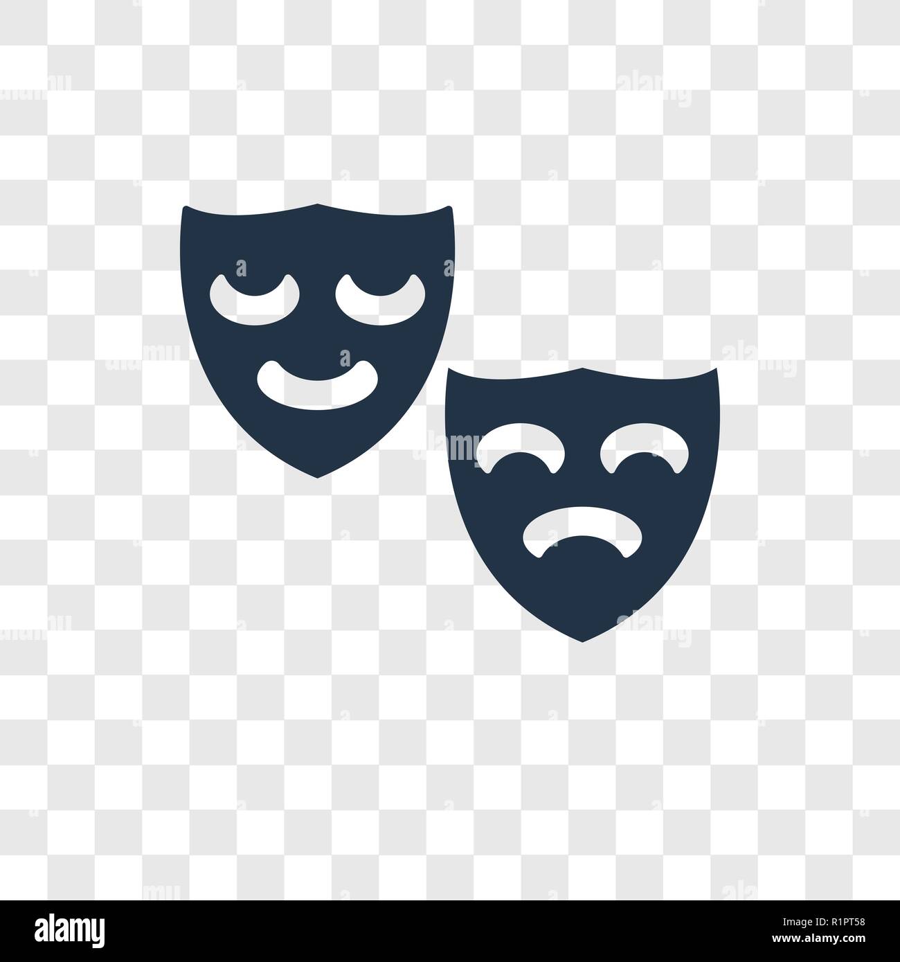 Actor vector icon isolated on transparent background, Actor ...