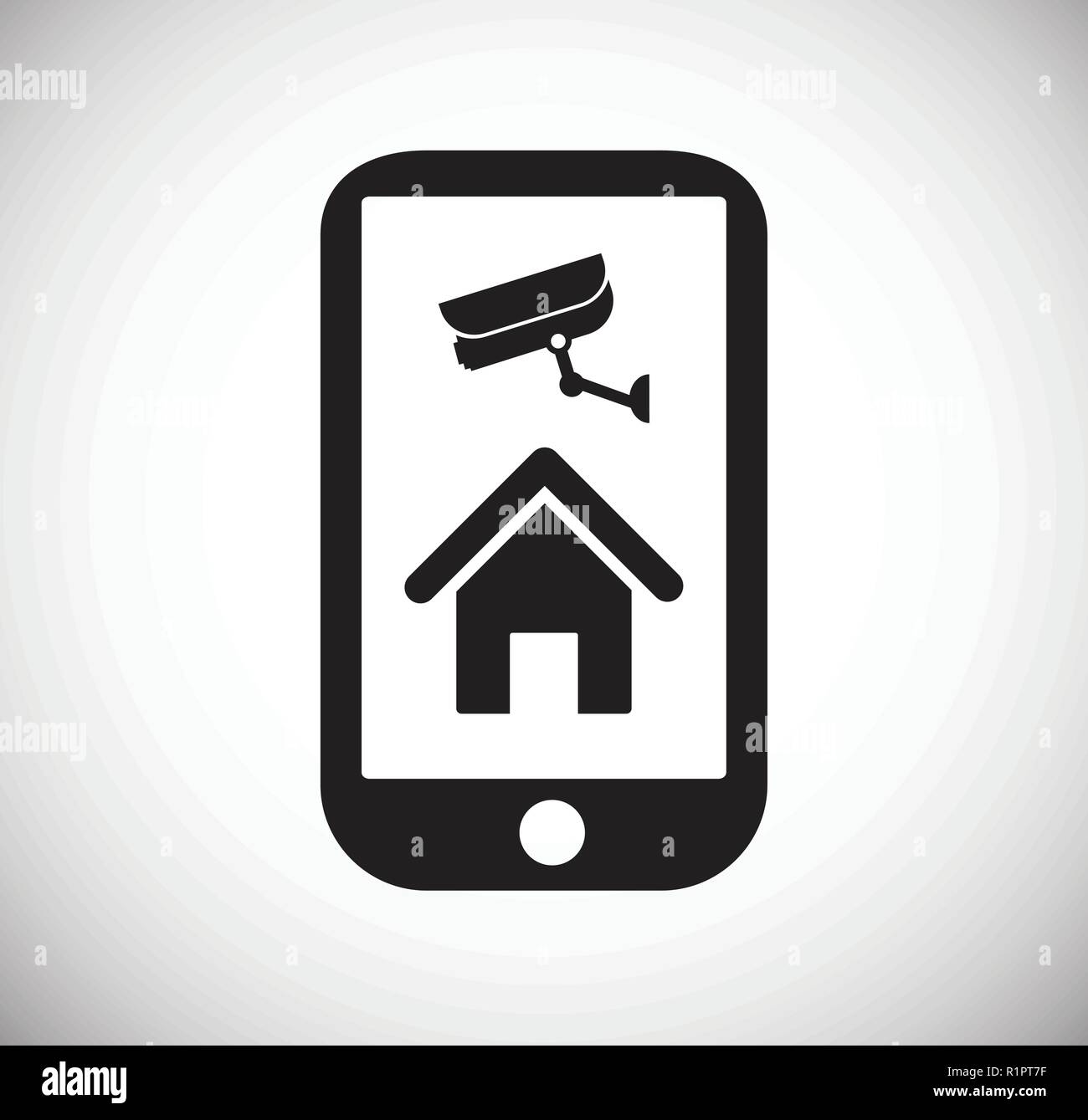 Home camera control remote on white background Stock Vector Image & Art ...