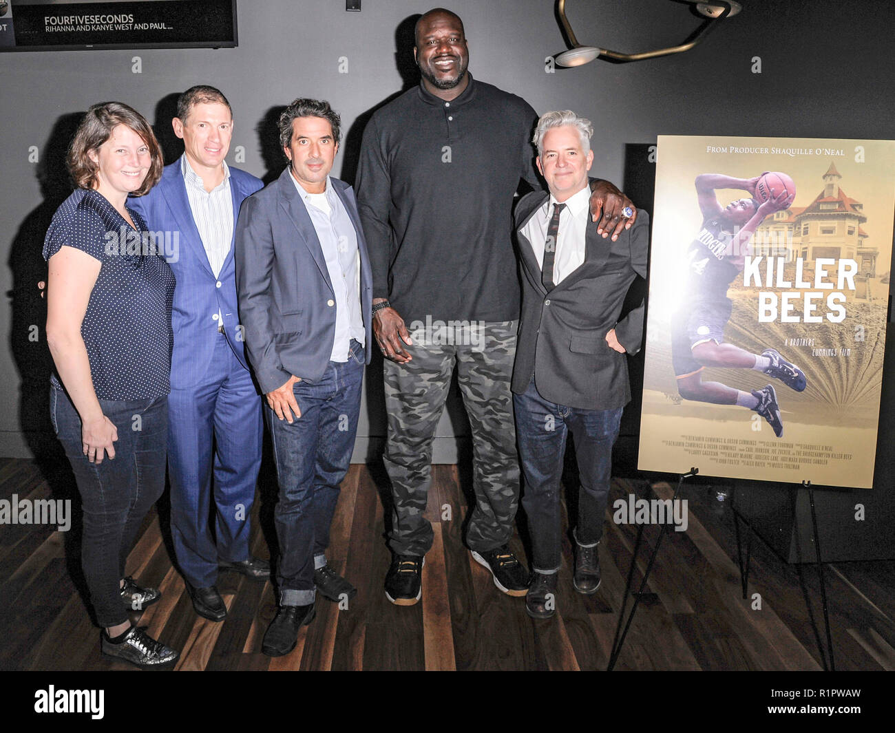 New York, United States. 12th Nov, 2018. (2nd from left) Glenn Fuhrman ...