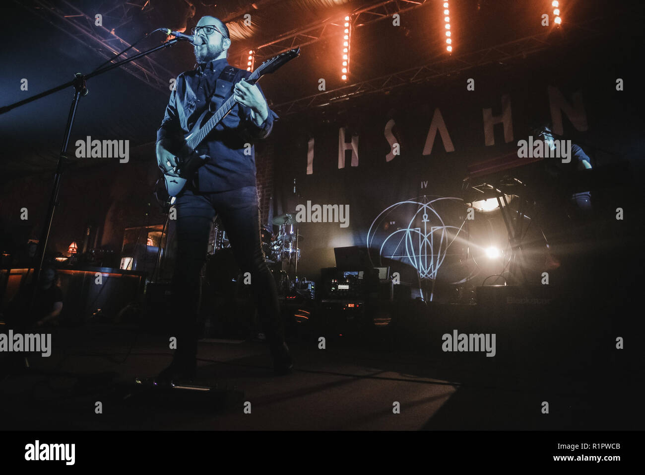 Wroclaw, Poland. 13th Nov, 2018. Vegard Sverre Tveitan (Ihsahn) - he ...