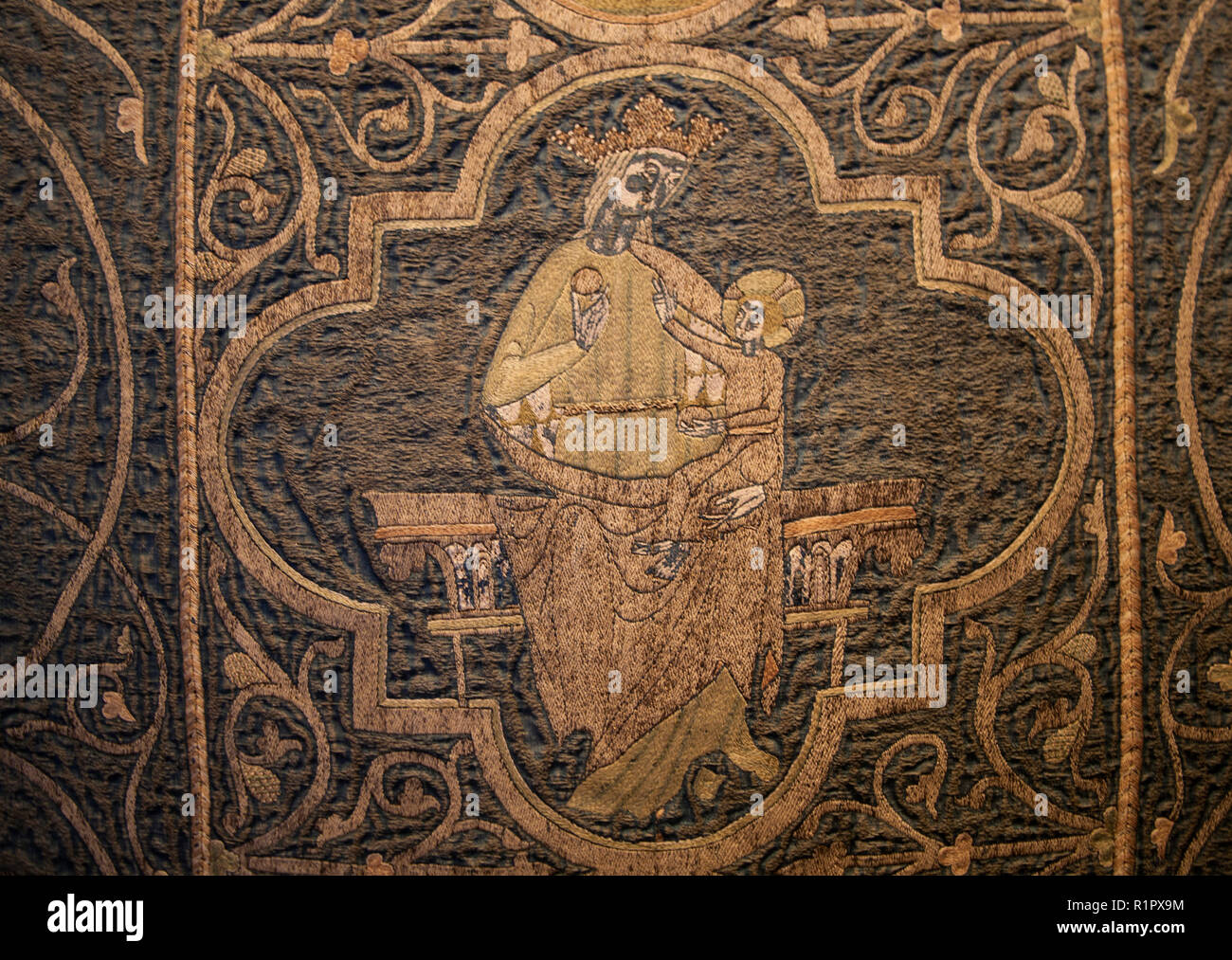 very old embroidery 1270 religious cape worn by priest. First use of ...