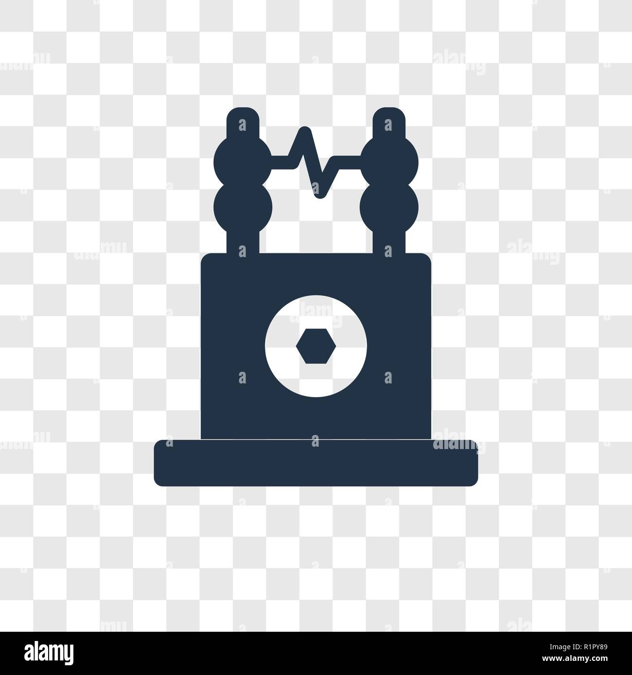 Electricity vector icon isolated on transparent background, Electricity ...