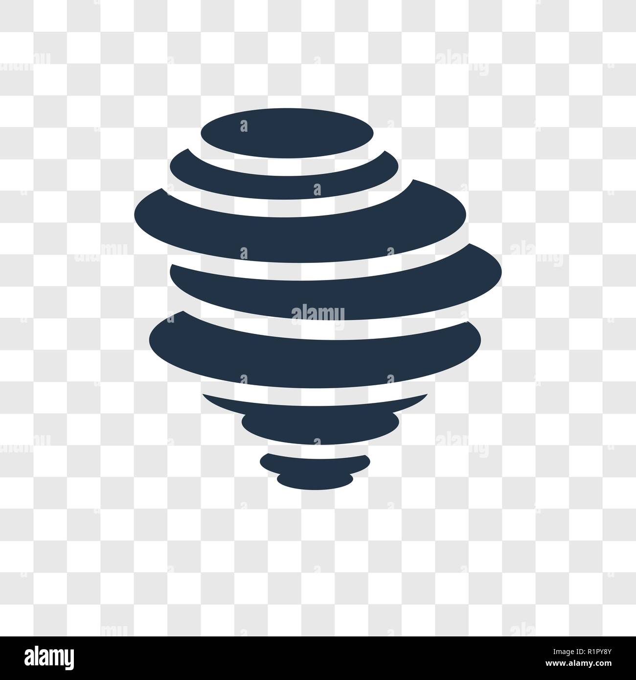 Vortex vector icon isolated on transparent background, Vortex ...