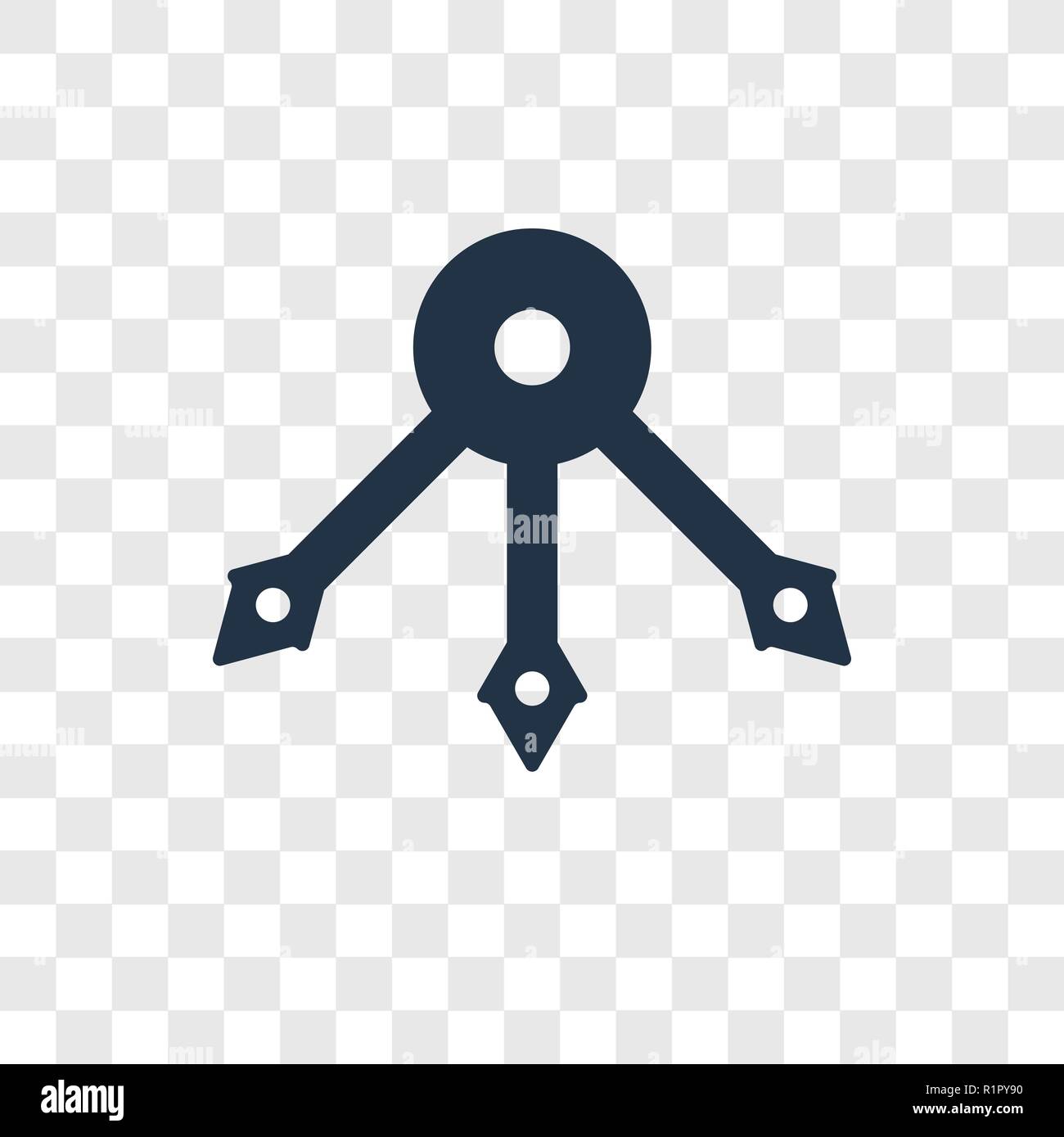 Oscillation vector icon isolated on transparent background, Oscillation ...