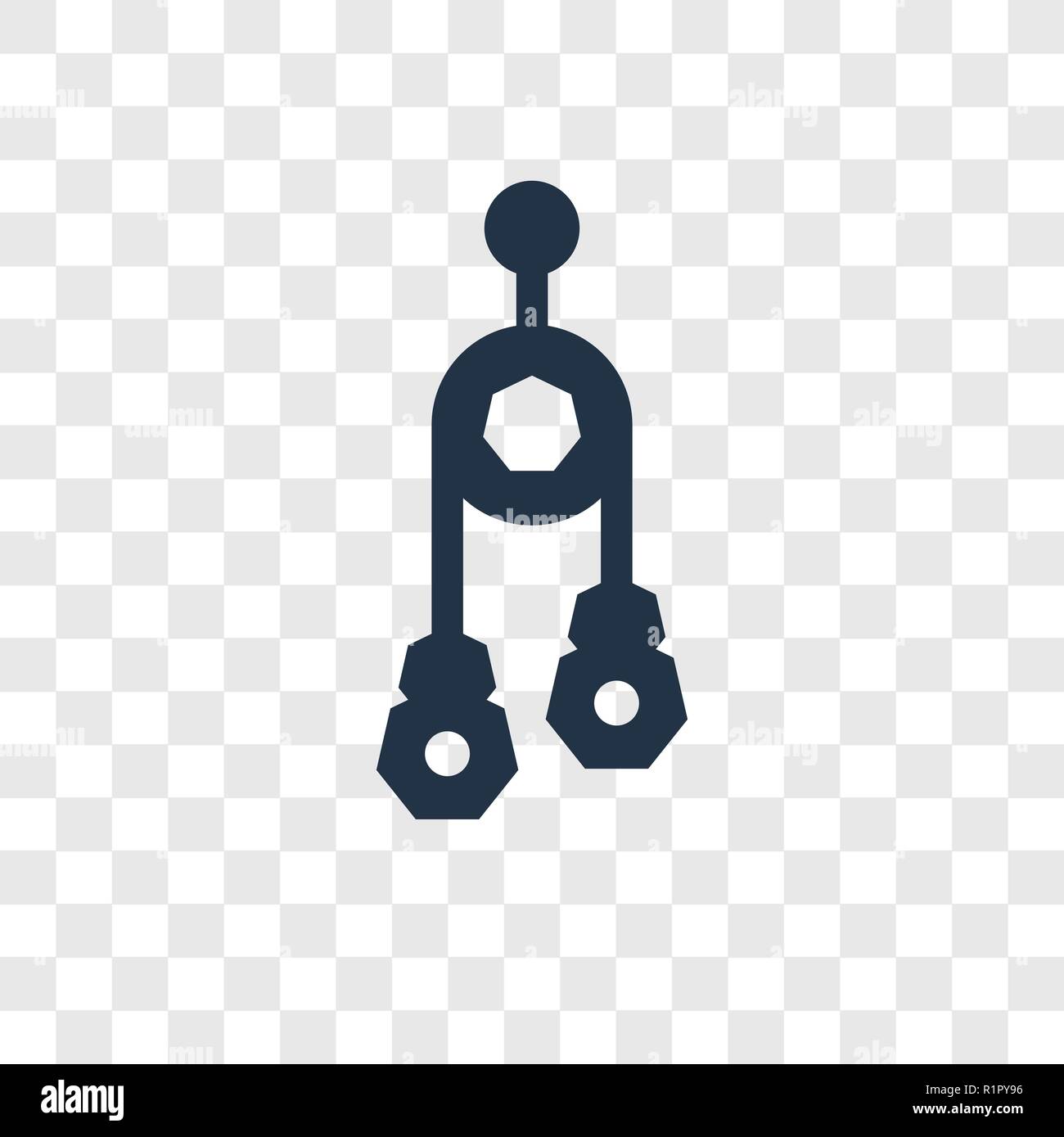Pulley vector icon isolated on transparent background, Pulley ...