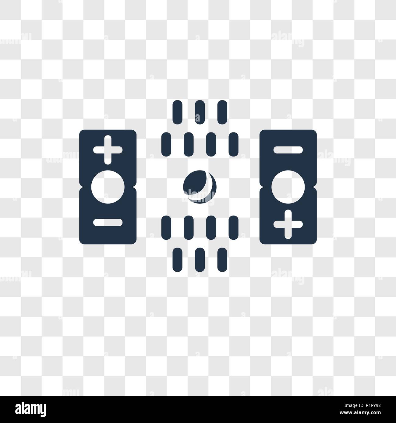 Magnet vector icon isolated on transparent background, Magnet ...