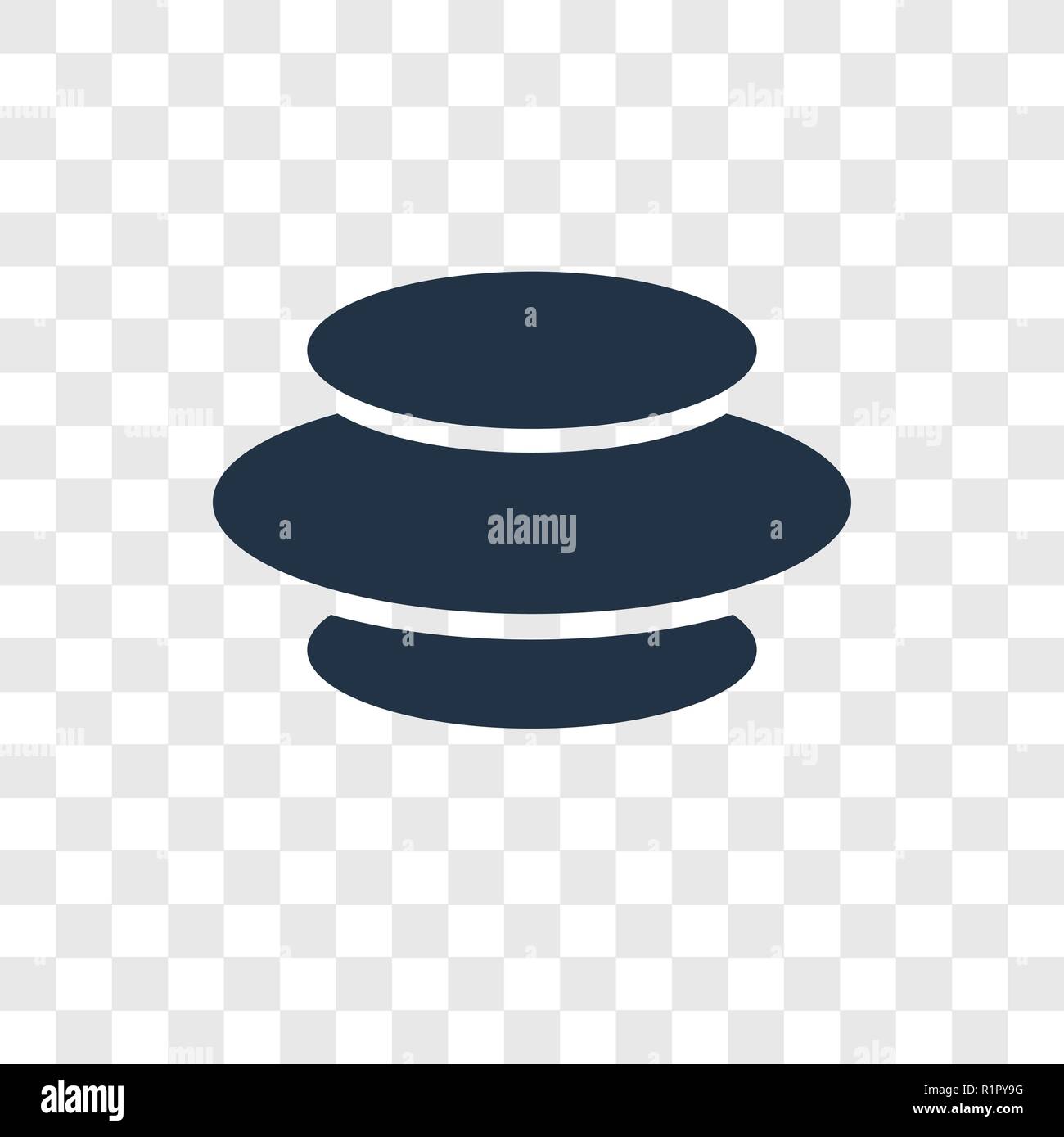 Vortex vector icon isolated on transparent background, Vortex ...
