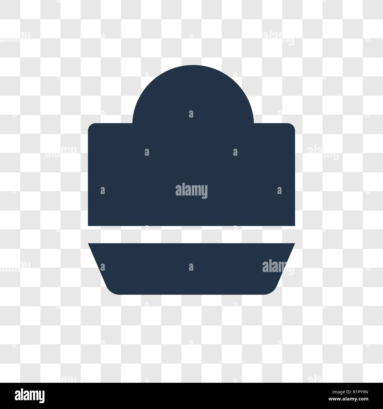 Convex vector icon isolated on transparent background, Convex ...