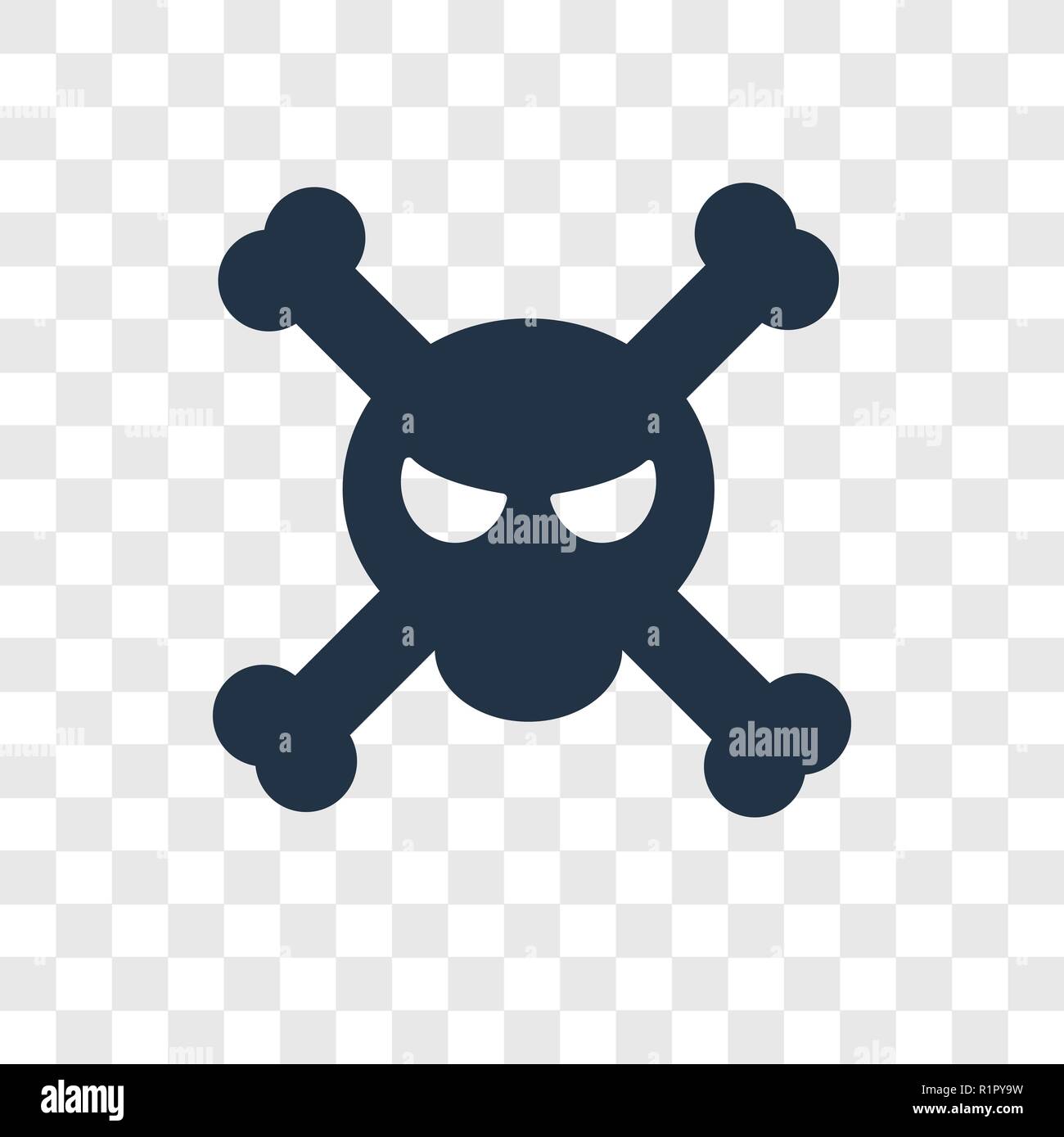 Poison vector icon isolated on transparent background, Poison ...