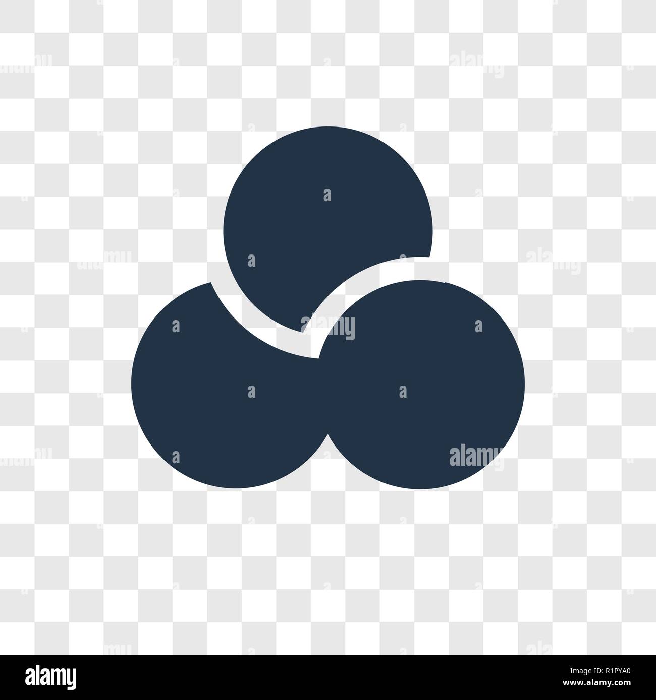 Bond vector icon isolated on transparent background, Bond transparency ...