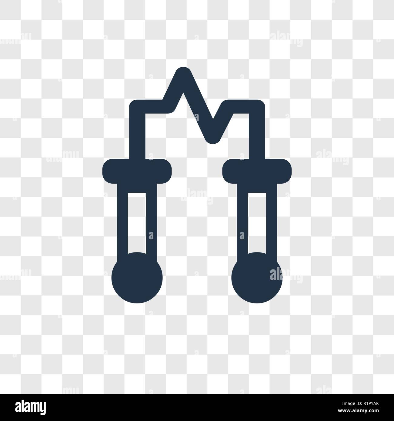 Flasks vector icon isolated on transparent background, Flasks ...